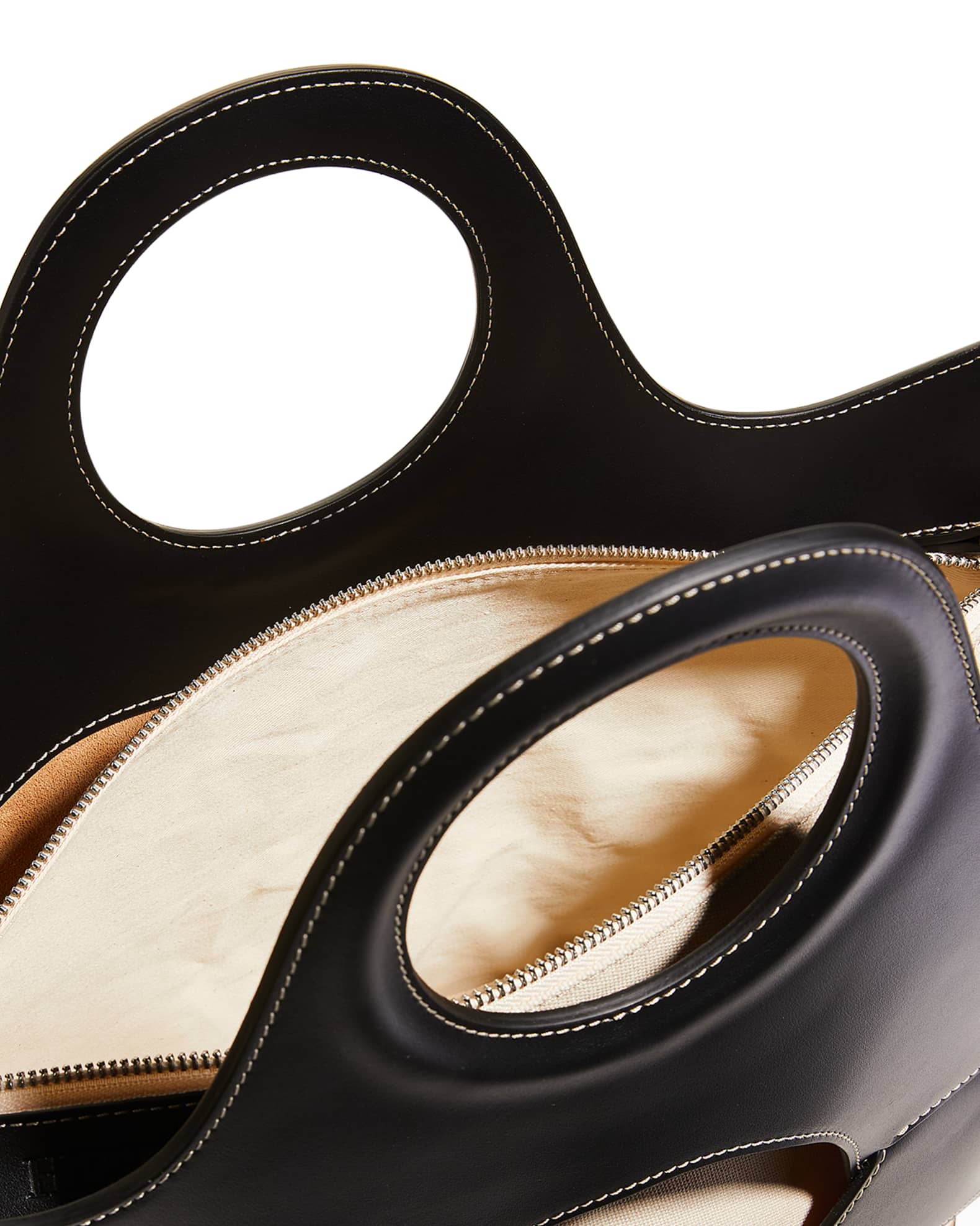HEREU Onada Cutout Leather Tote Bag | Neiman Marcus