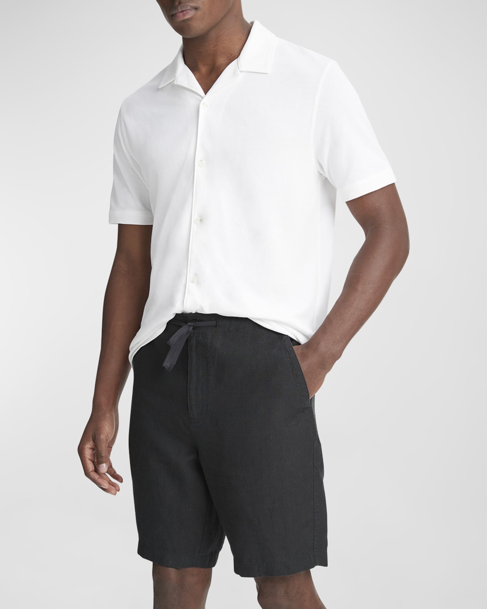 Vince Men's Lightweight Hemp Shorts | Neiman Marcus