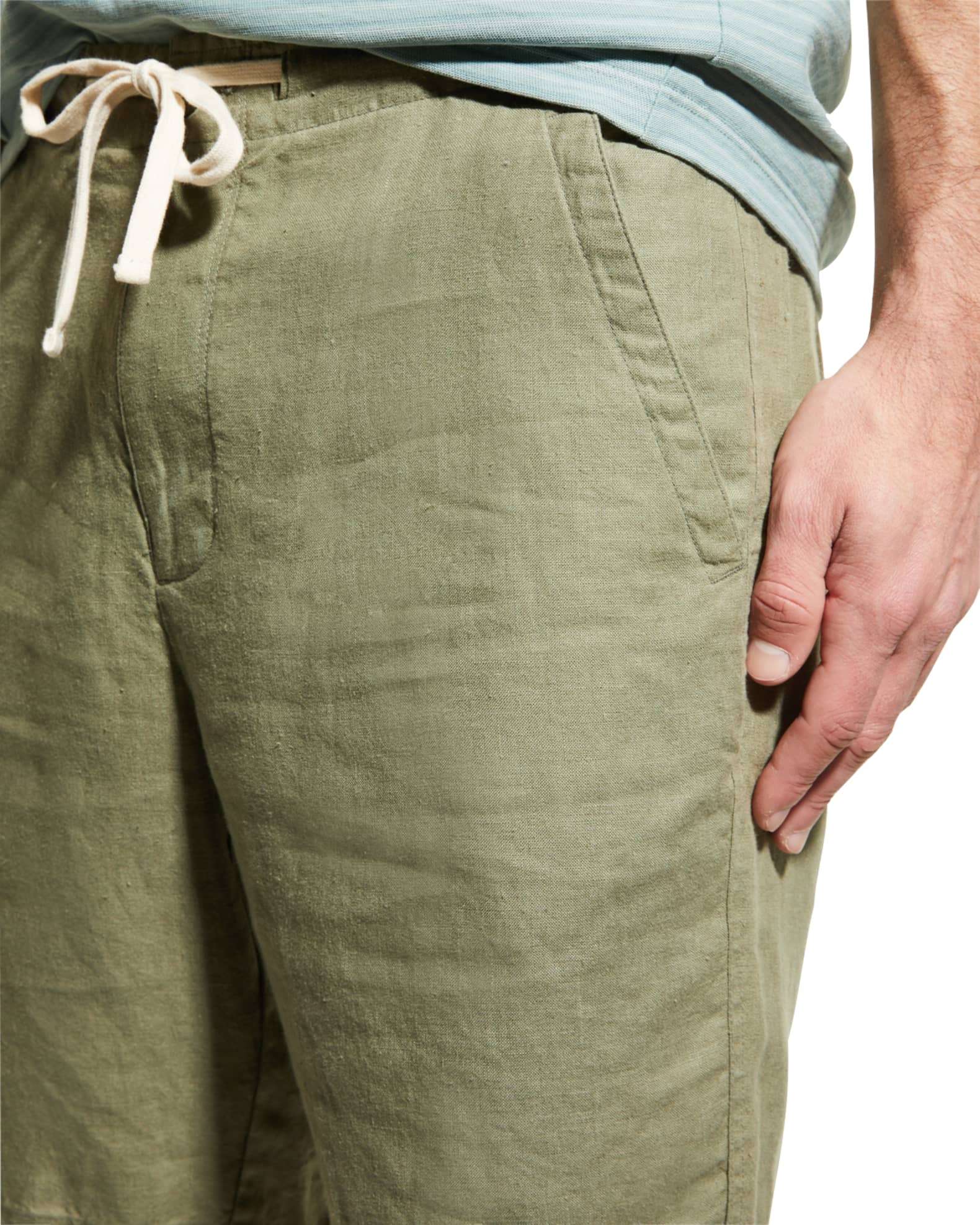 Vince Men's Lightweight Hemp Shorts | Neiman Marcus