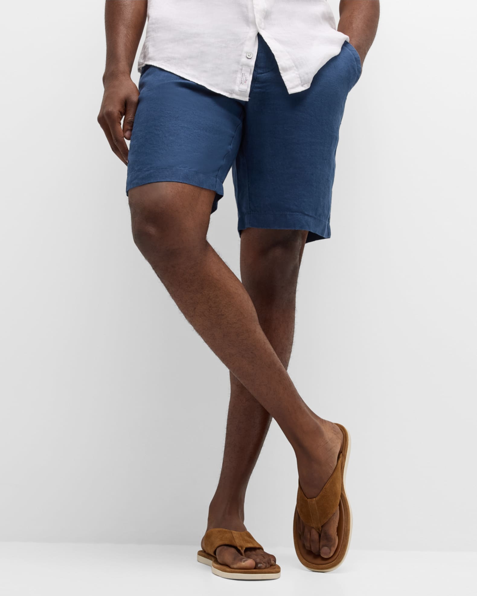 Vince Men's Lightweight Hemp Shorts | Neiman Marcus