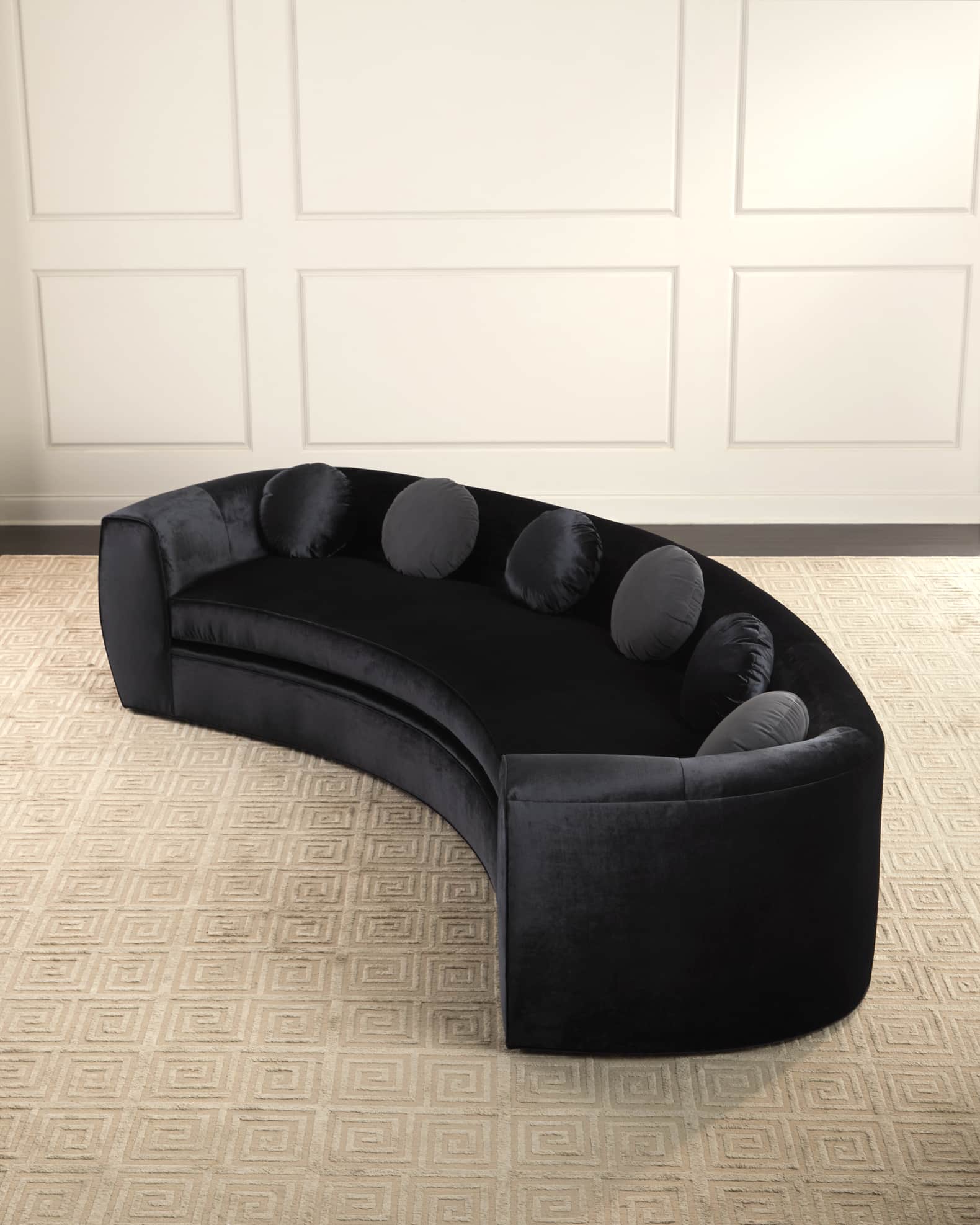 Carmen Velvet Sofa 122