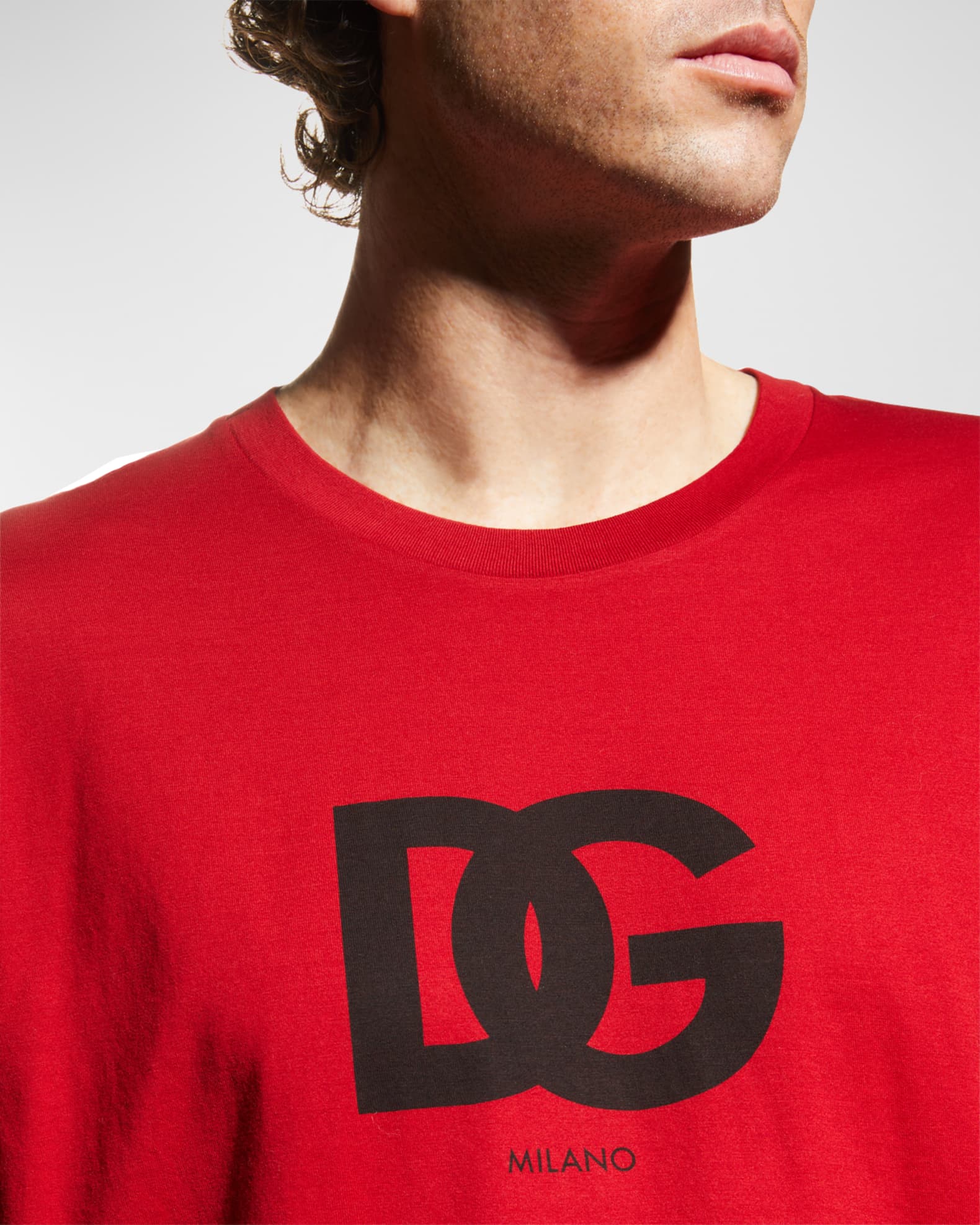 Dolce&Gabbana Men's DG Logo T-Shirt | Neiman Marcus