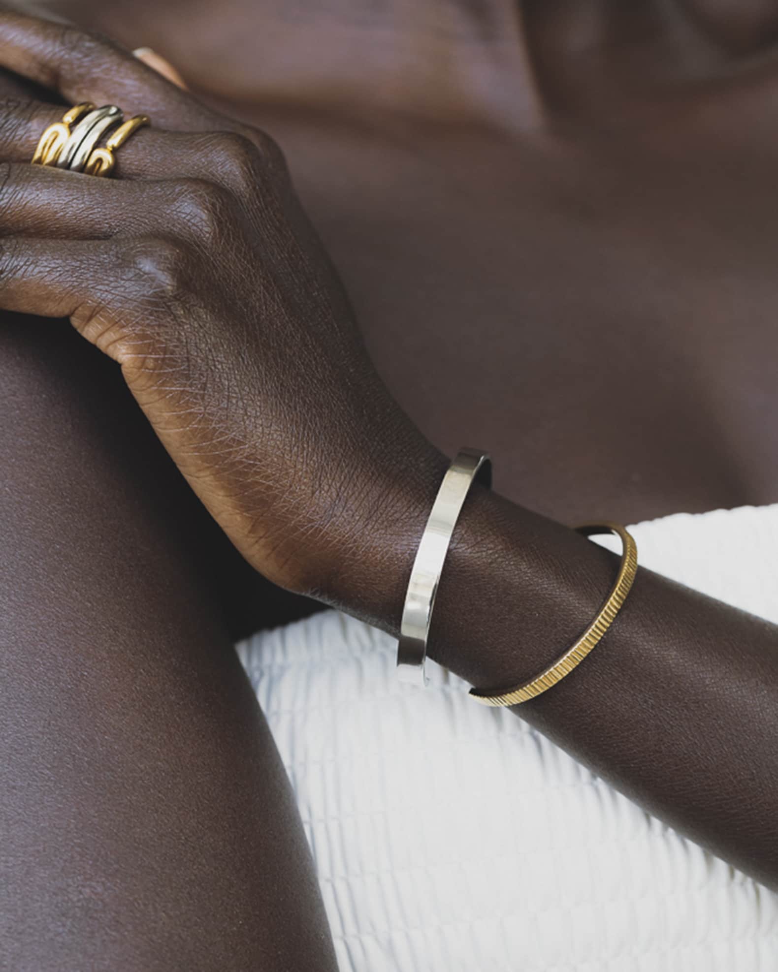 SOKO Meta Stacking Cuffs, Set of 2 | Neiman Marcus