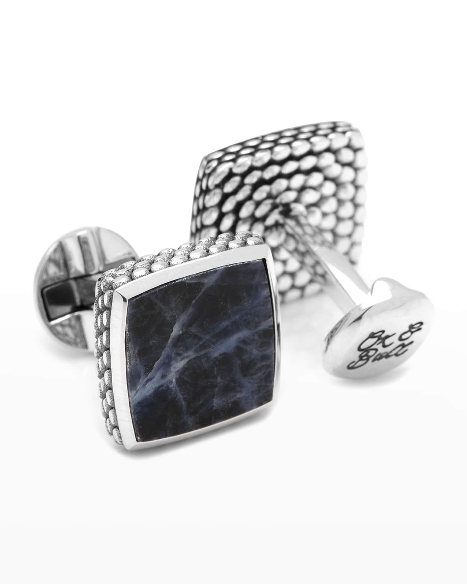 Cufflinks Inc. Men's Sterling Classic Scaled Lapis Cufflinks | Neiman ...