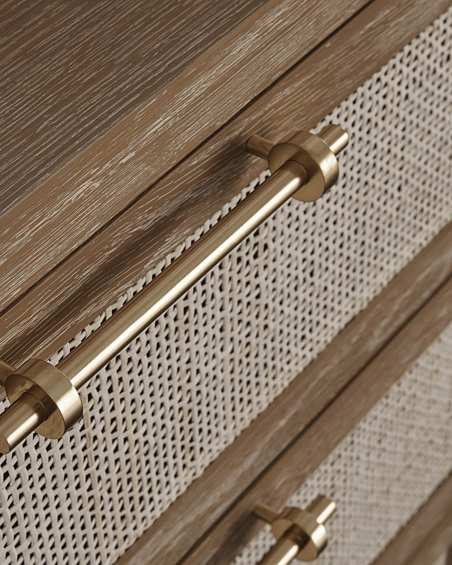 Worlds Away Orla Cane Chest | Neiman Marcus