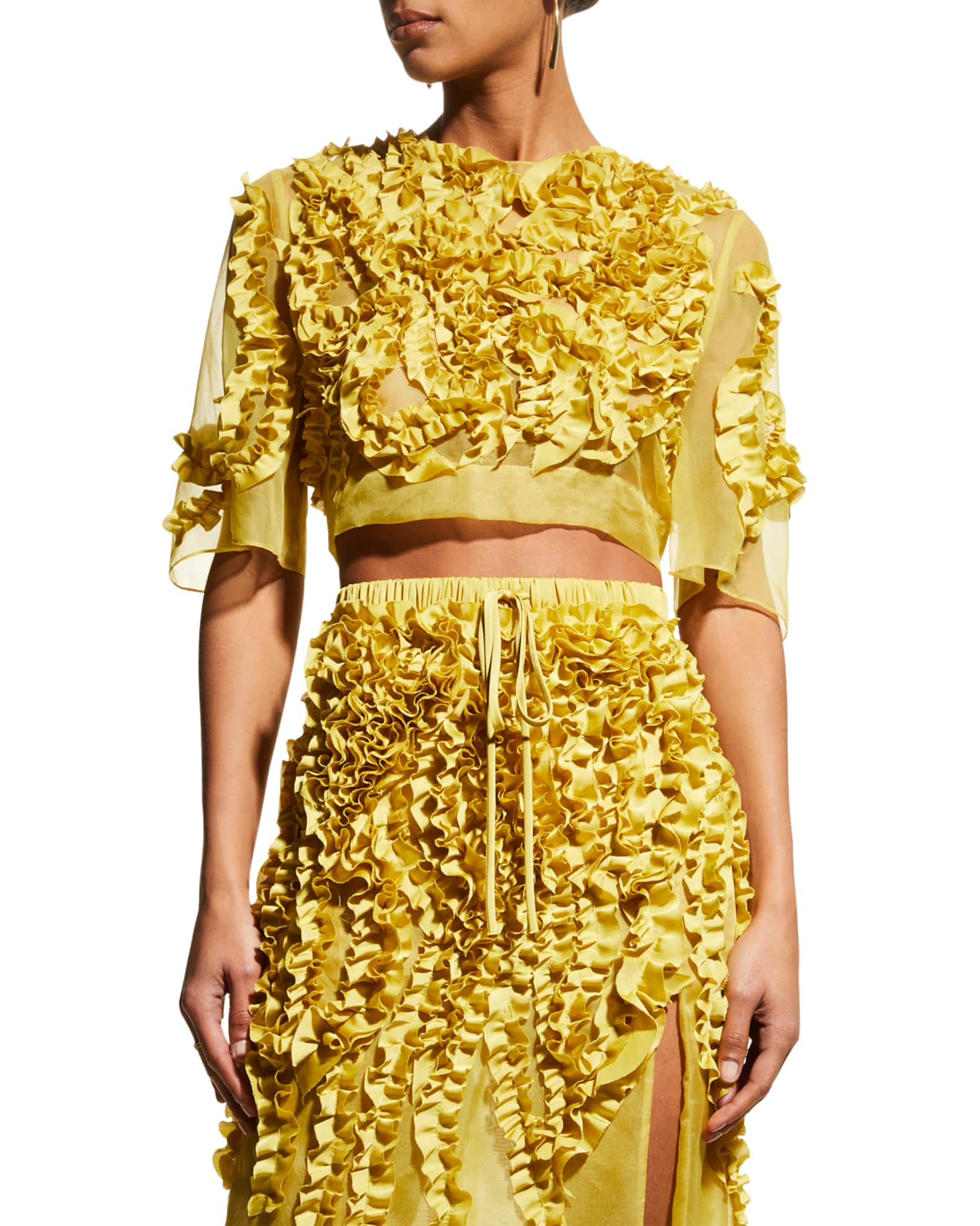 Organza Ruffle Collection | Neiman Marcus