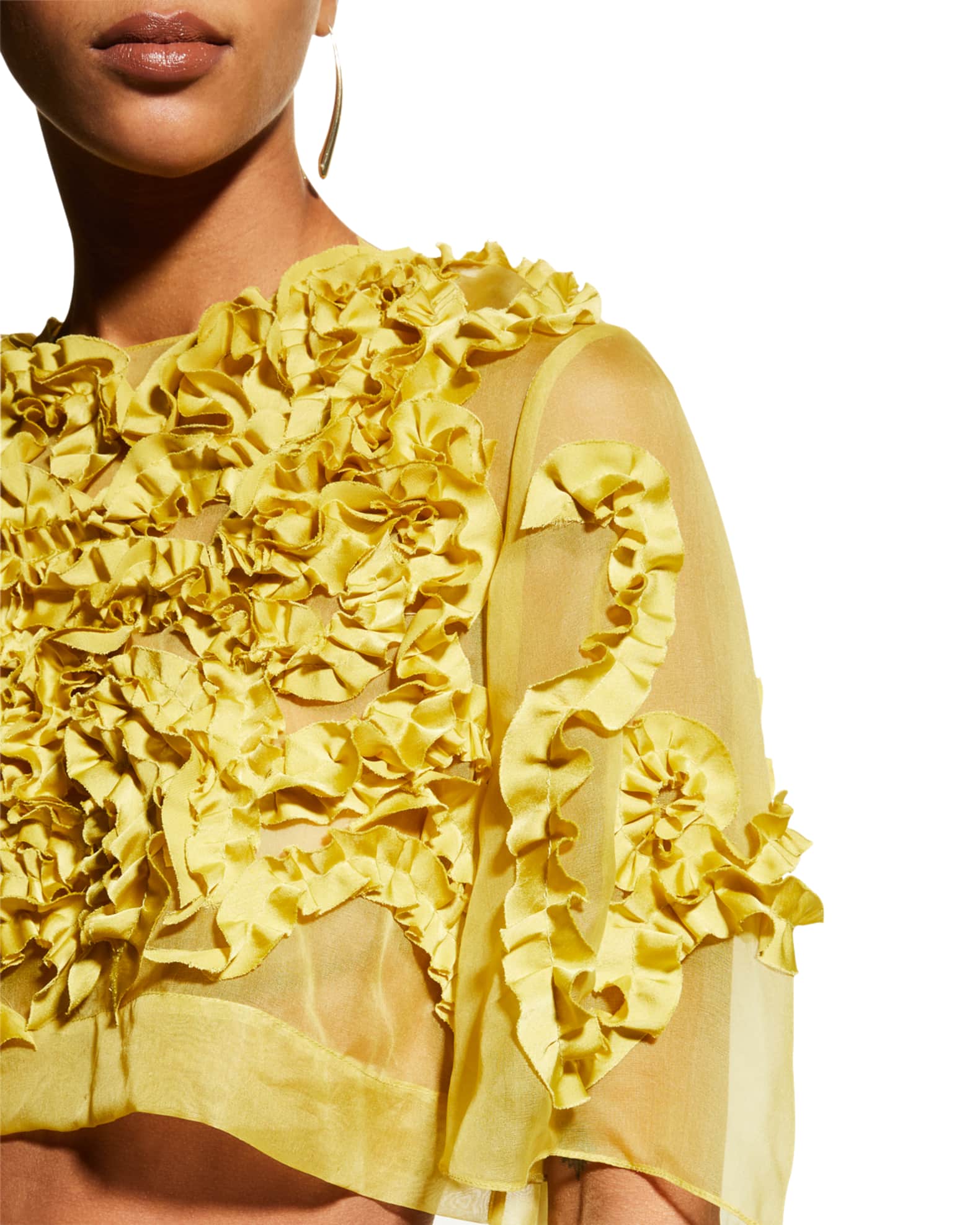 Organza Ruffle Collection | Neiman Marcus
