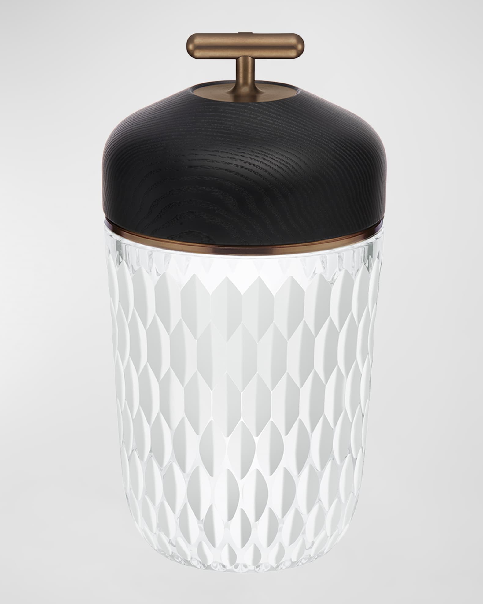 Saint Louis Crystal Folia Bronze Lamp | Neiman Marcus