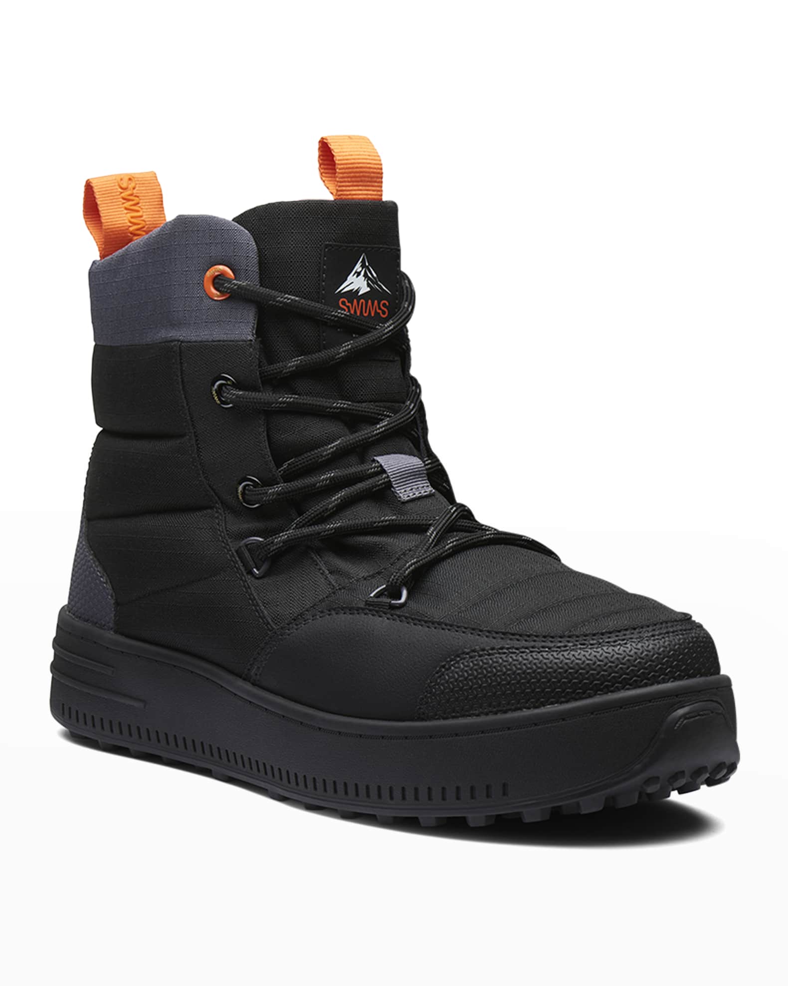 Swims Men's Snow Runner Water-Resistant Quilted Boots | Neiman Marcus