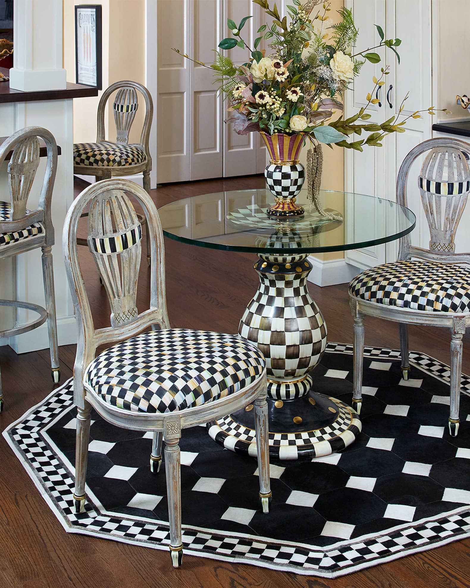 MacKenzie-Childs Balloon Dining Chair | Neiman Marcus