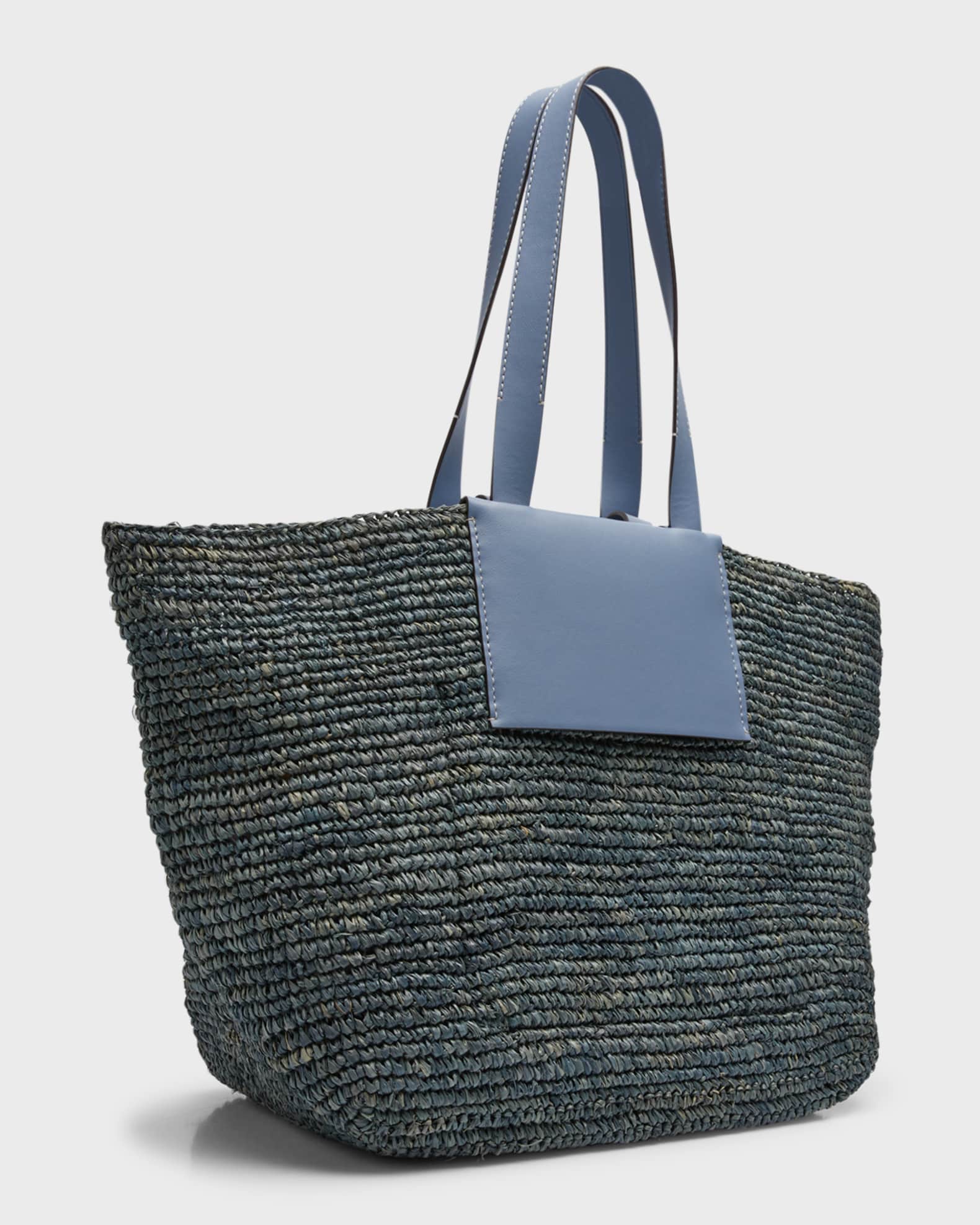 Proenza Schouler White Label Morris XL Raffia Tote Bag | Neiman Marcus