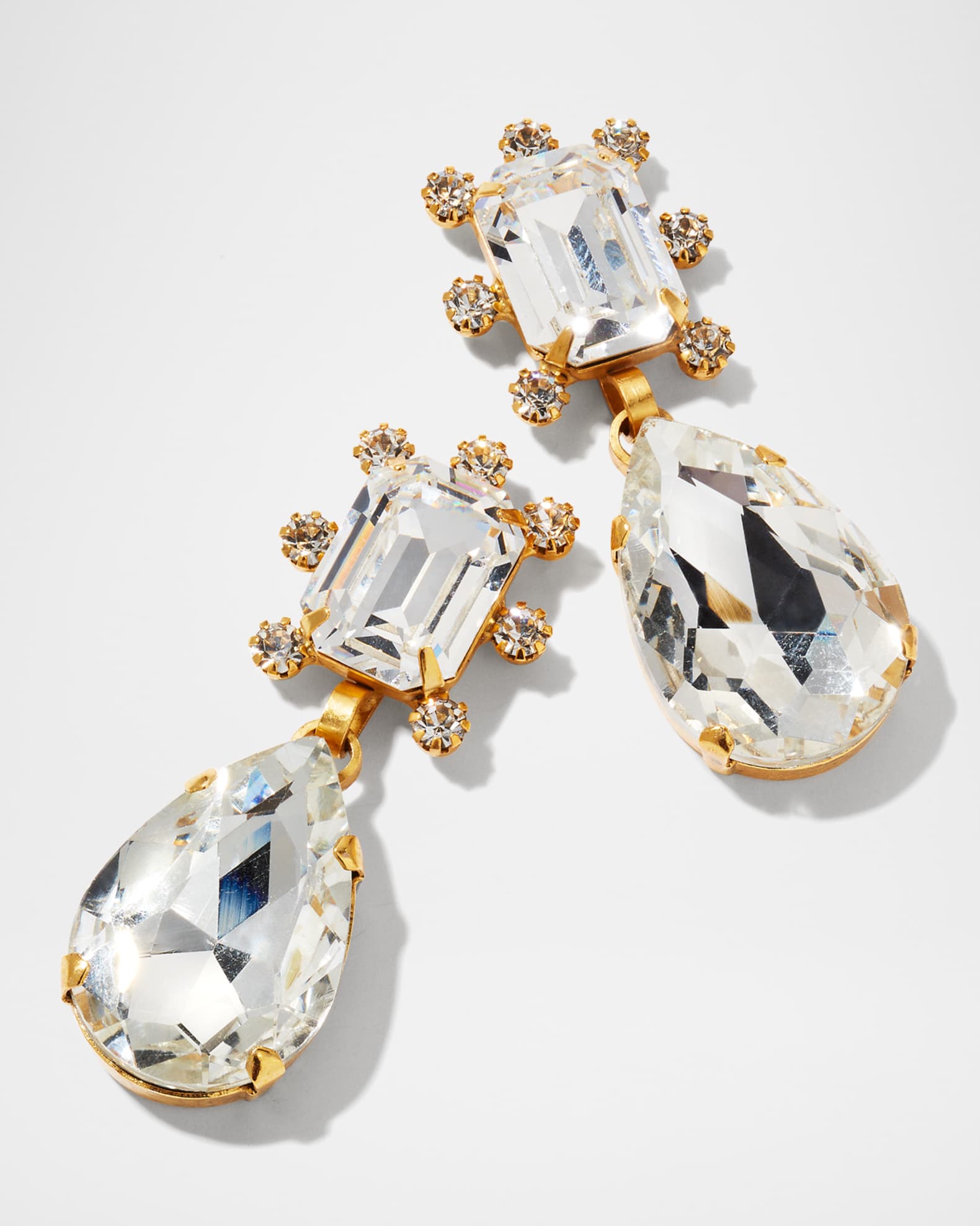 Elizabeth Cole Kelly Crystal Earrings | Neiman Marcus