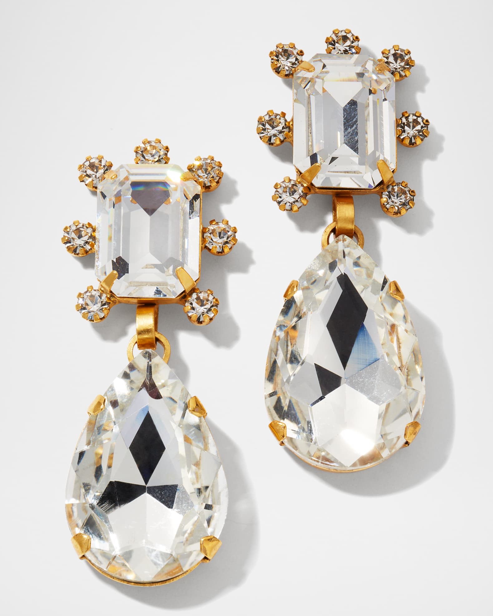 Elizabeth Cole Kelly Crystal Earrings | Neiman Marcus