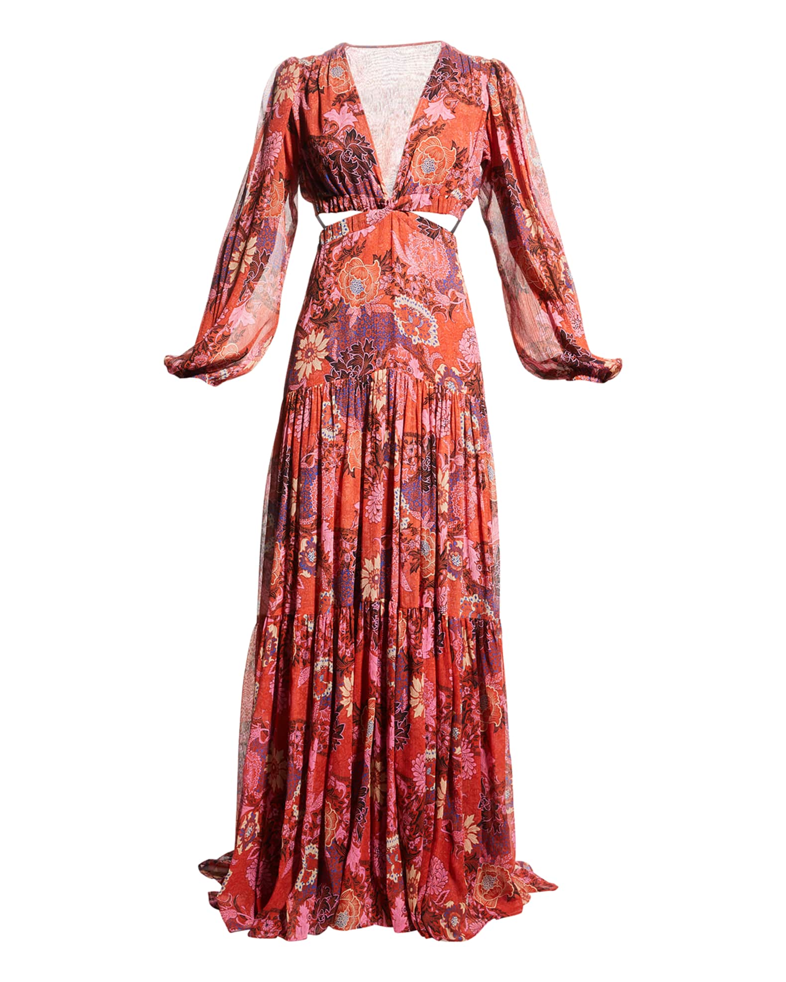 A.L.C. Isabelle Cutout Maxi Dress | Neiman Marcus