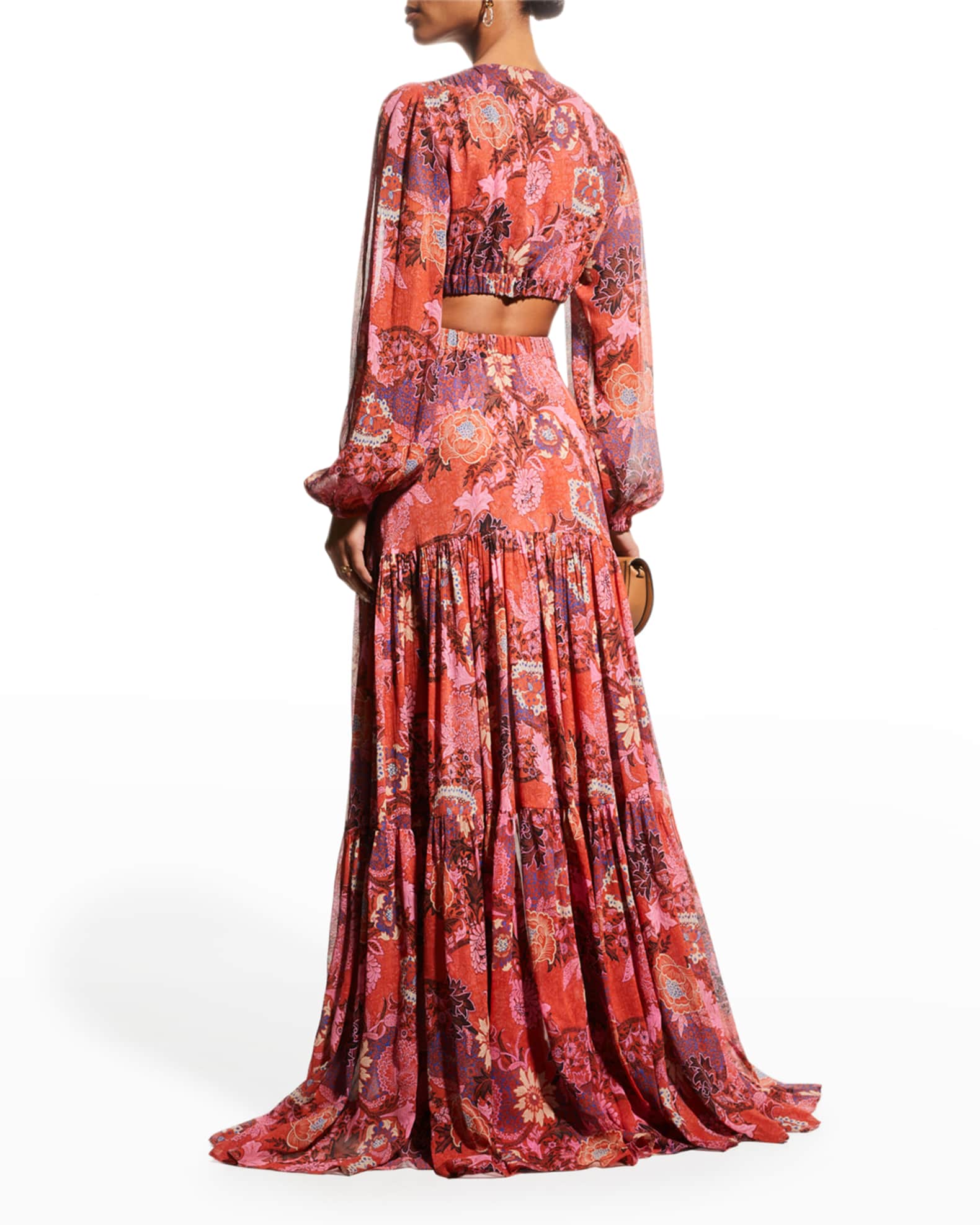 A.L.C. Isabelle Cutout Maxi Dress | Neiman Marcus