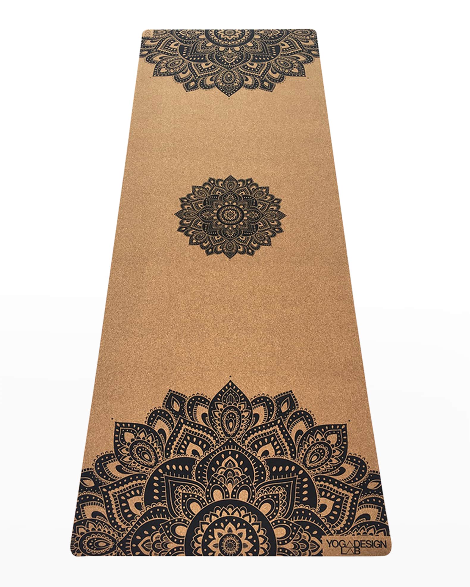 Yoga Design Lab Cork Mandala Yoga Mat 3.5mm | Neiman Marcus