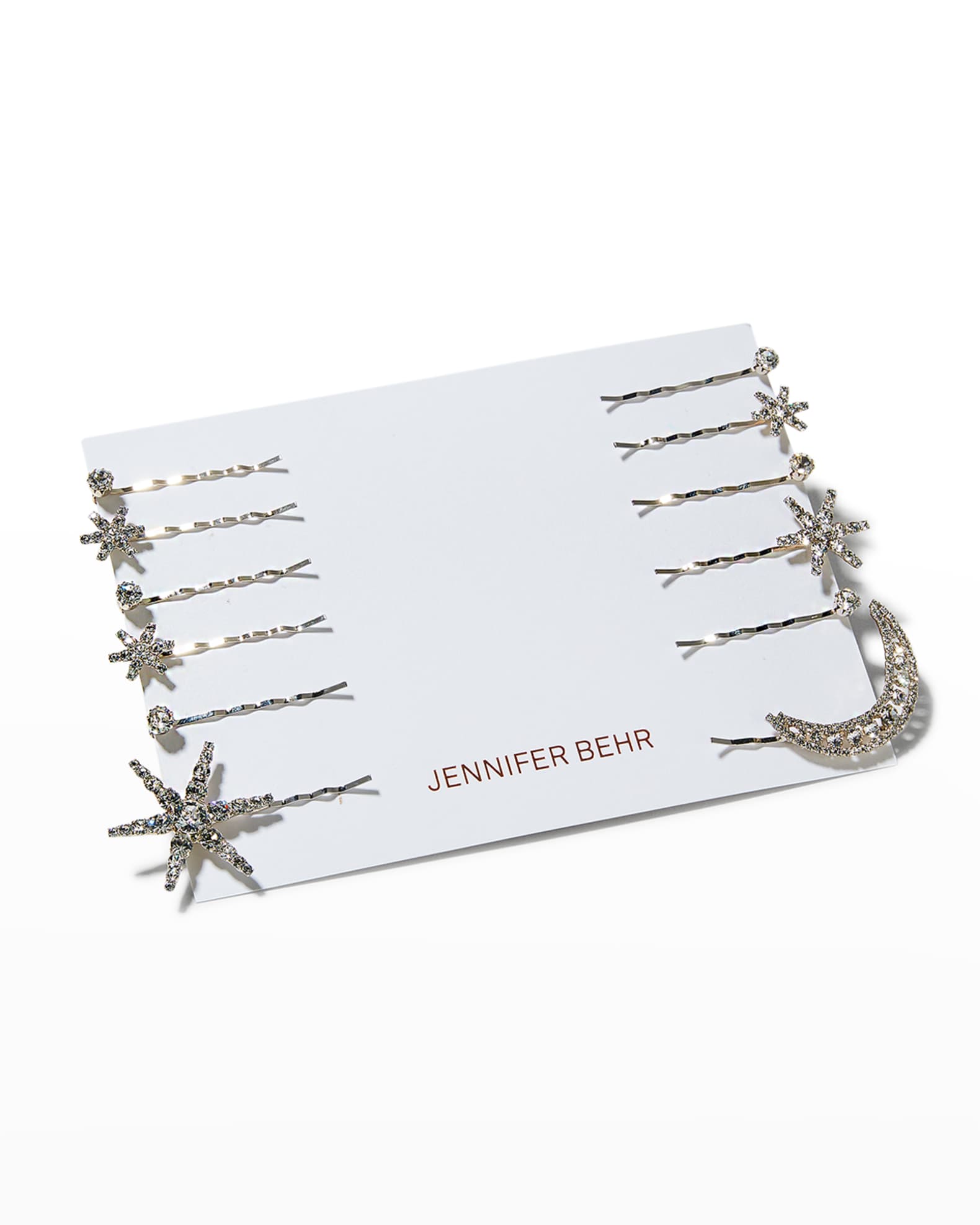 Jennifer Behr Supernova Crystal Bobby Pins, Set of 12 | Neiman Marcus