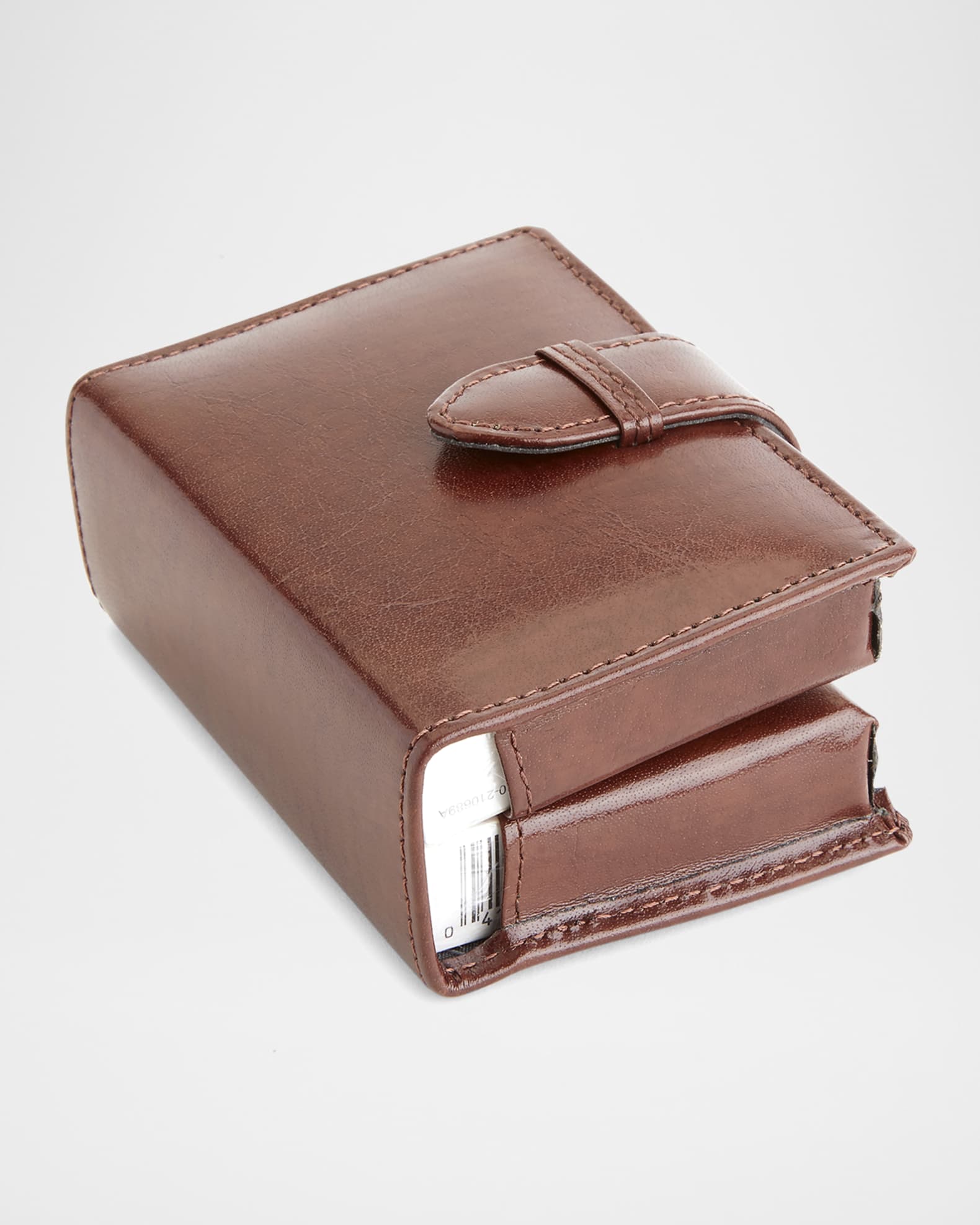 ROYCE New York Personalized Leather Playing Card Set Holder | Neiman Marcus