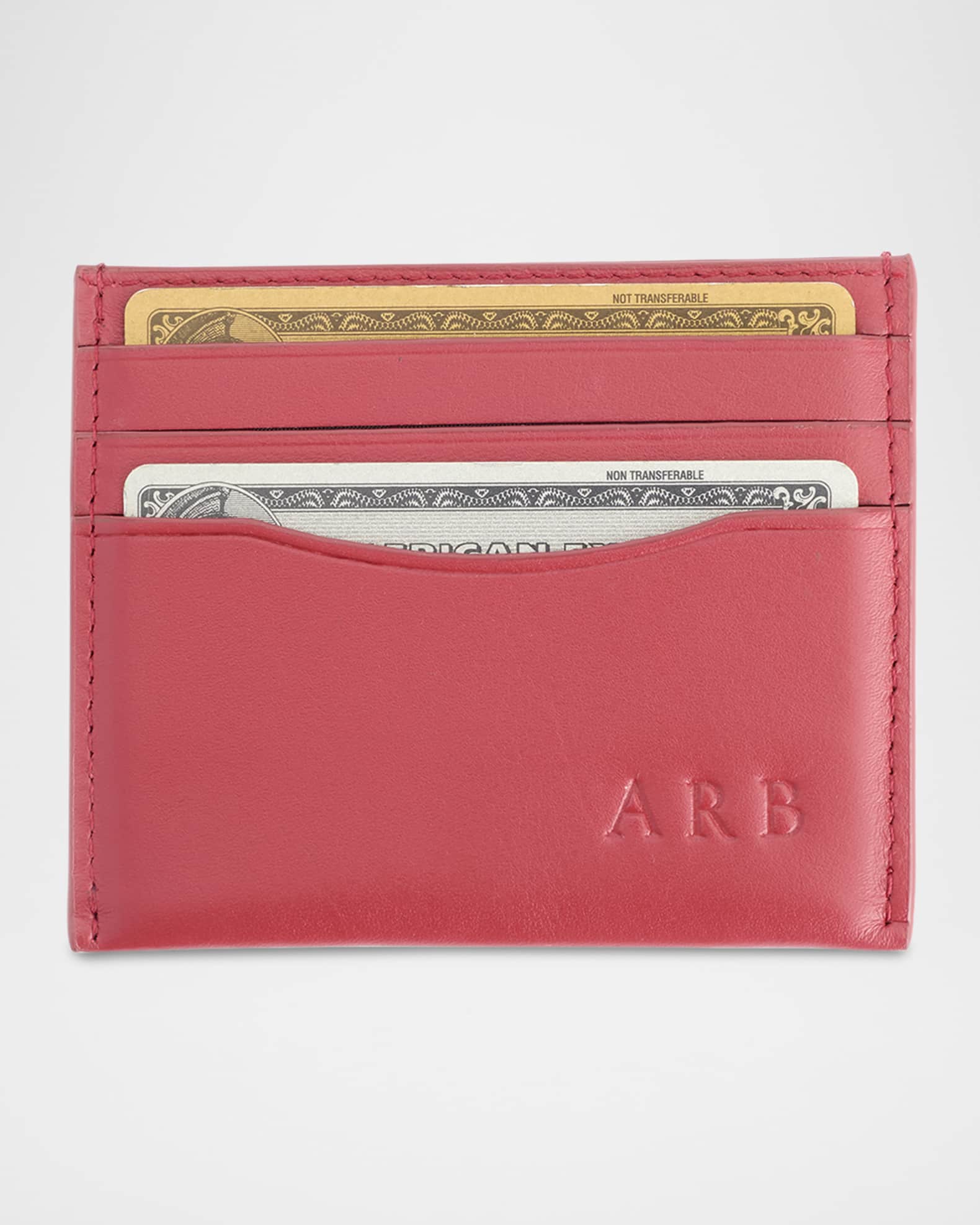 ROYCE New York Personalized Leather RFID Blocking Minimalist Card Case ...