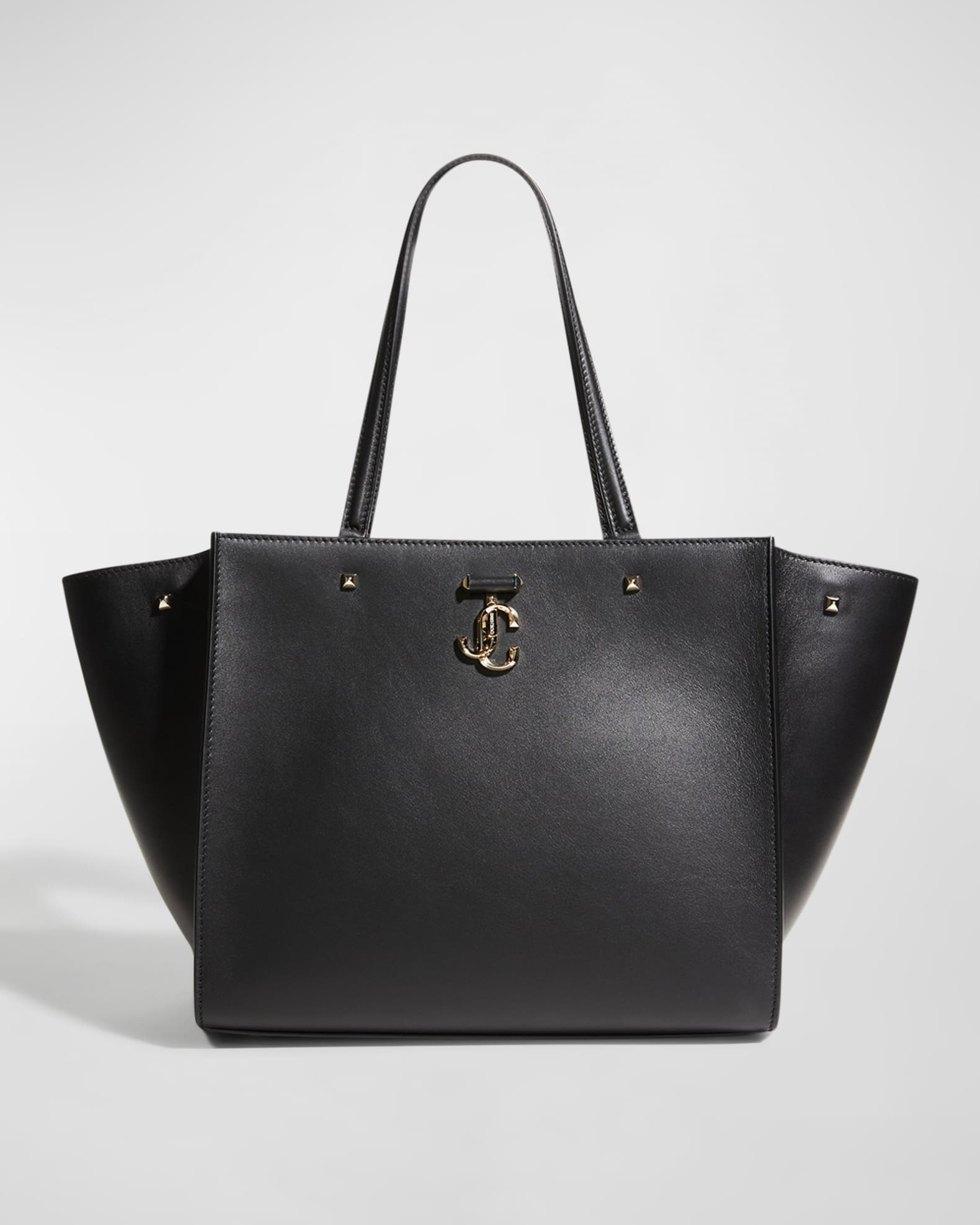 Jimmy Choo Varenne JC Chain Leather Tote Bag | Neiman Marcus