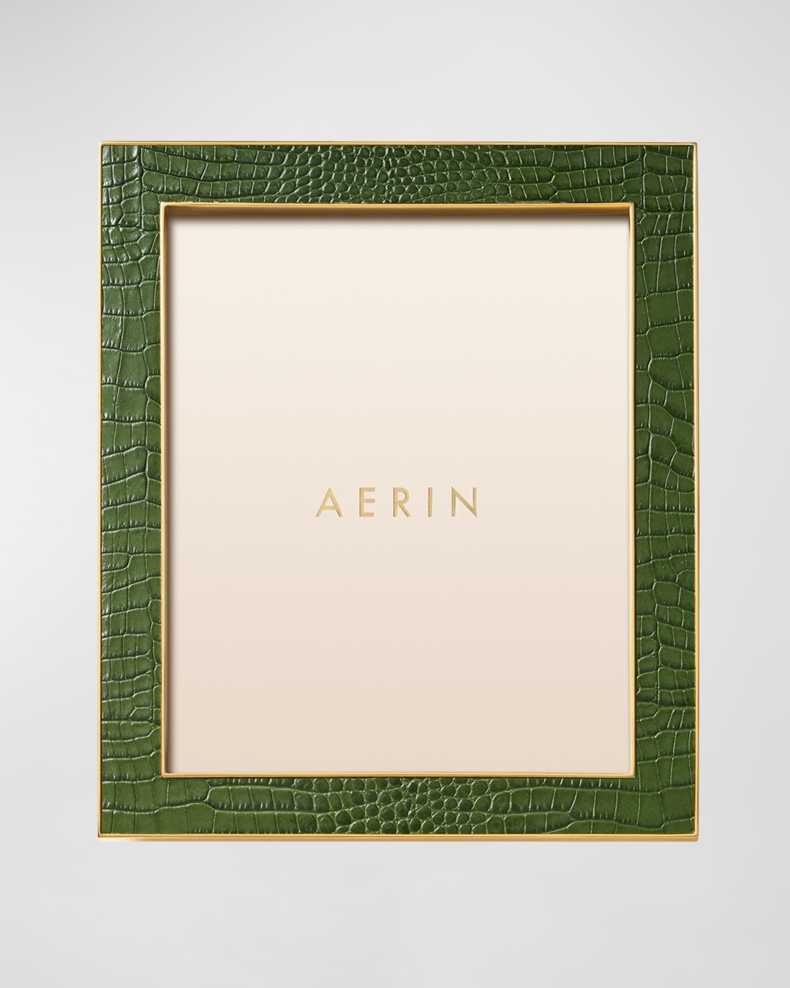 Classic Croc Leather Photo Frame | Neiman Marcus
