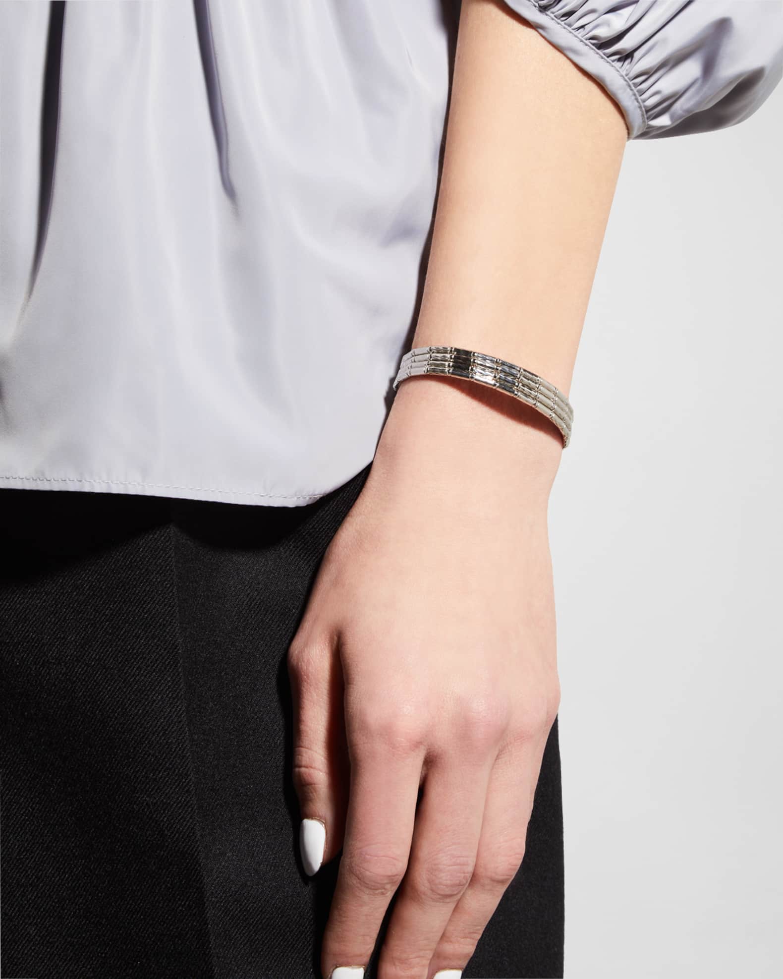 Platinum Born Platinum Magnetic Flexible Chain Necklace | Neiman Marcus