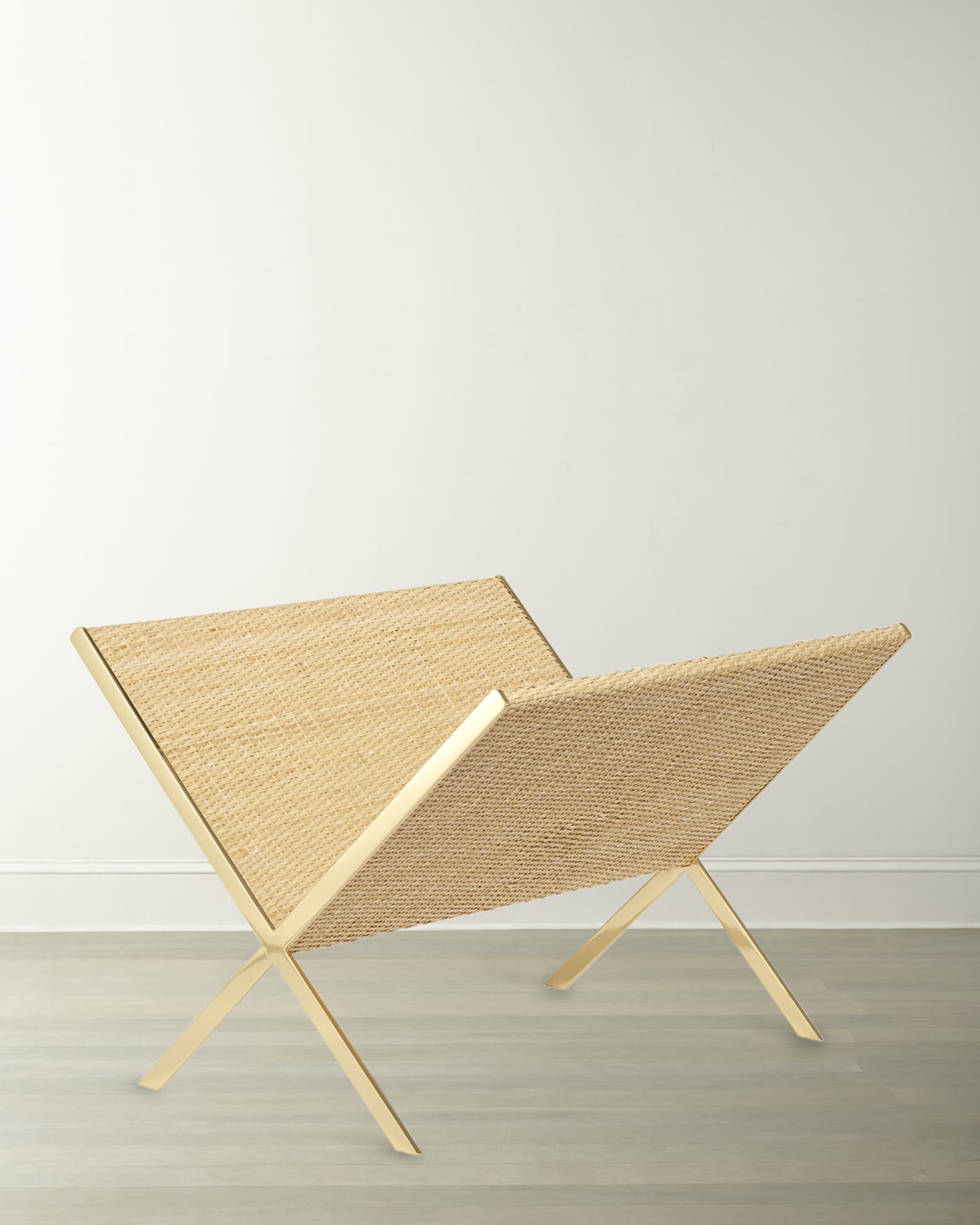 AERIN Colette Cane Magazine Rack | Neiman Marcus