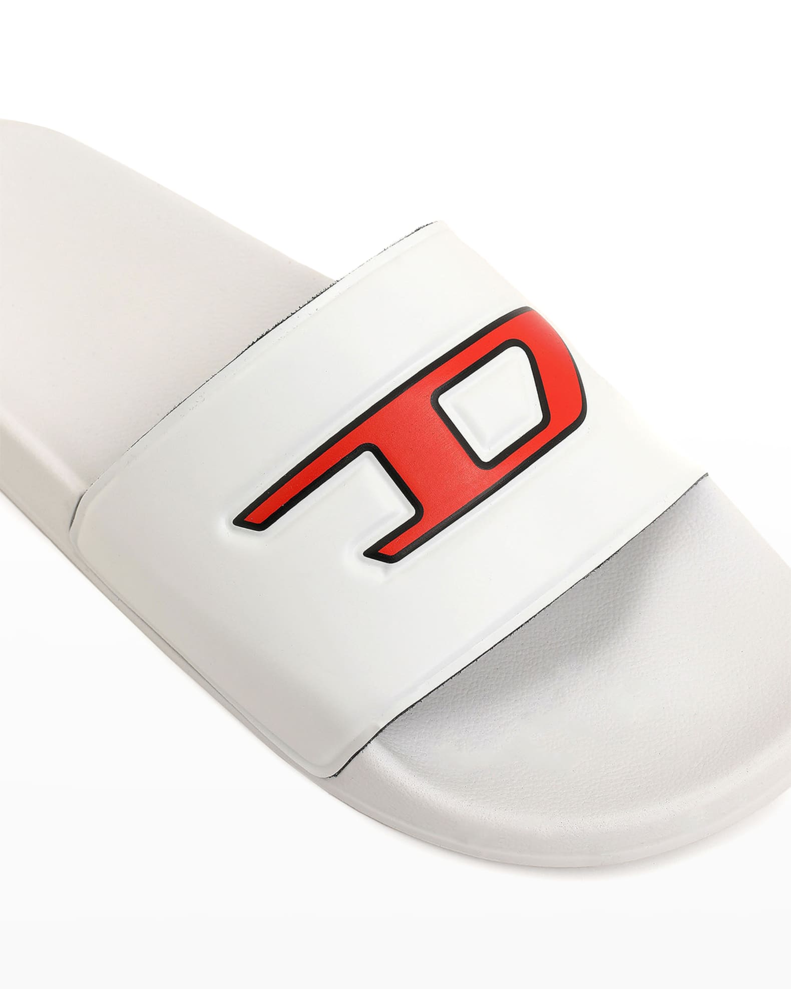 Diesel Men's D-Logo Pool Slide Sandals | Neiman Marcus