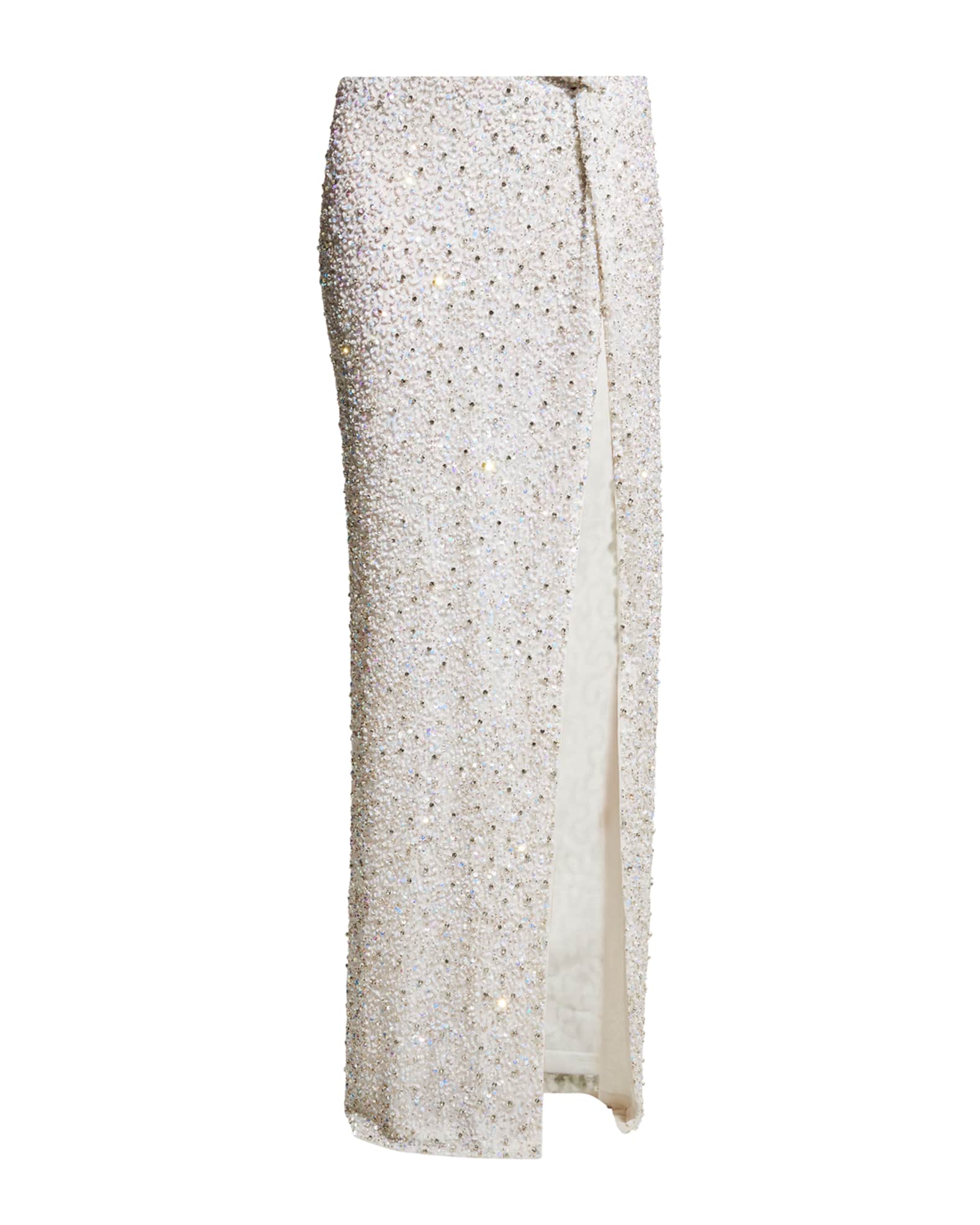 Retrofete Portina Sequined Ultra-High Slit Maxi Skirt | Neiman Marcus