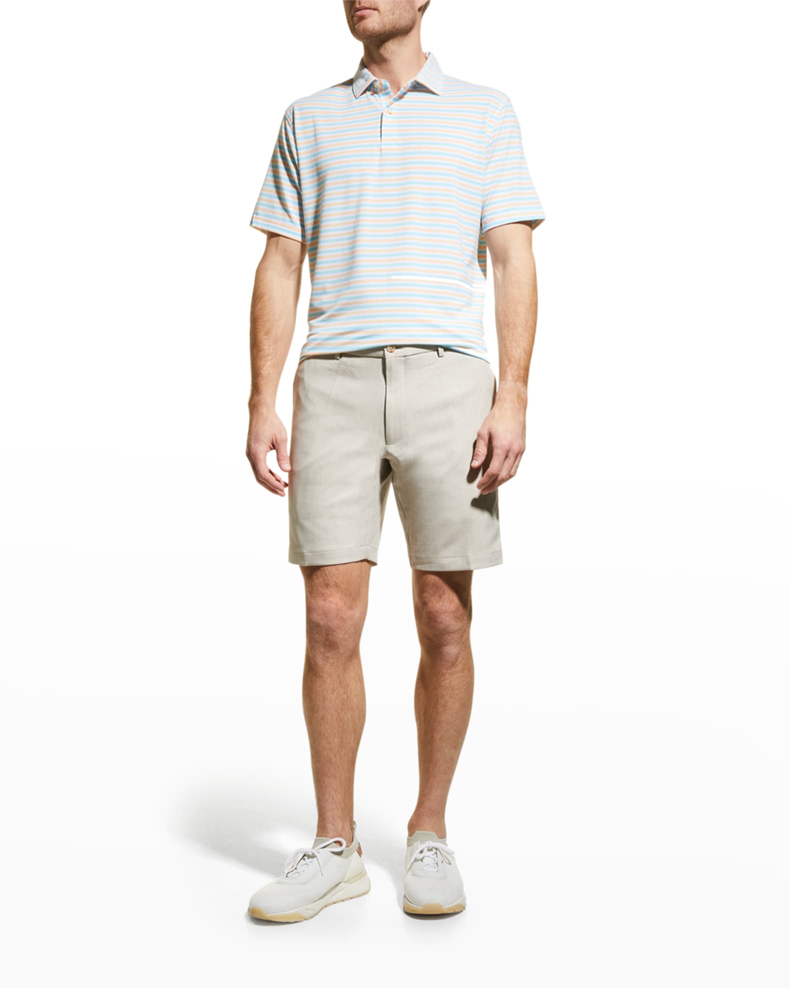 Peter Millar Men's Wrightsville Performance Stretch Shorts | Neiman Marcus