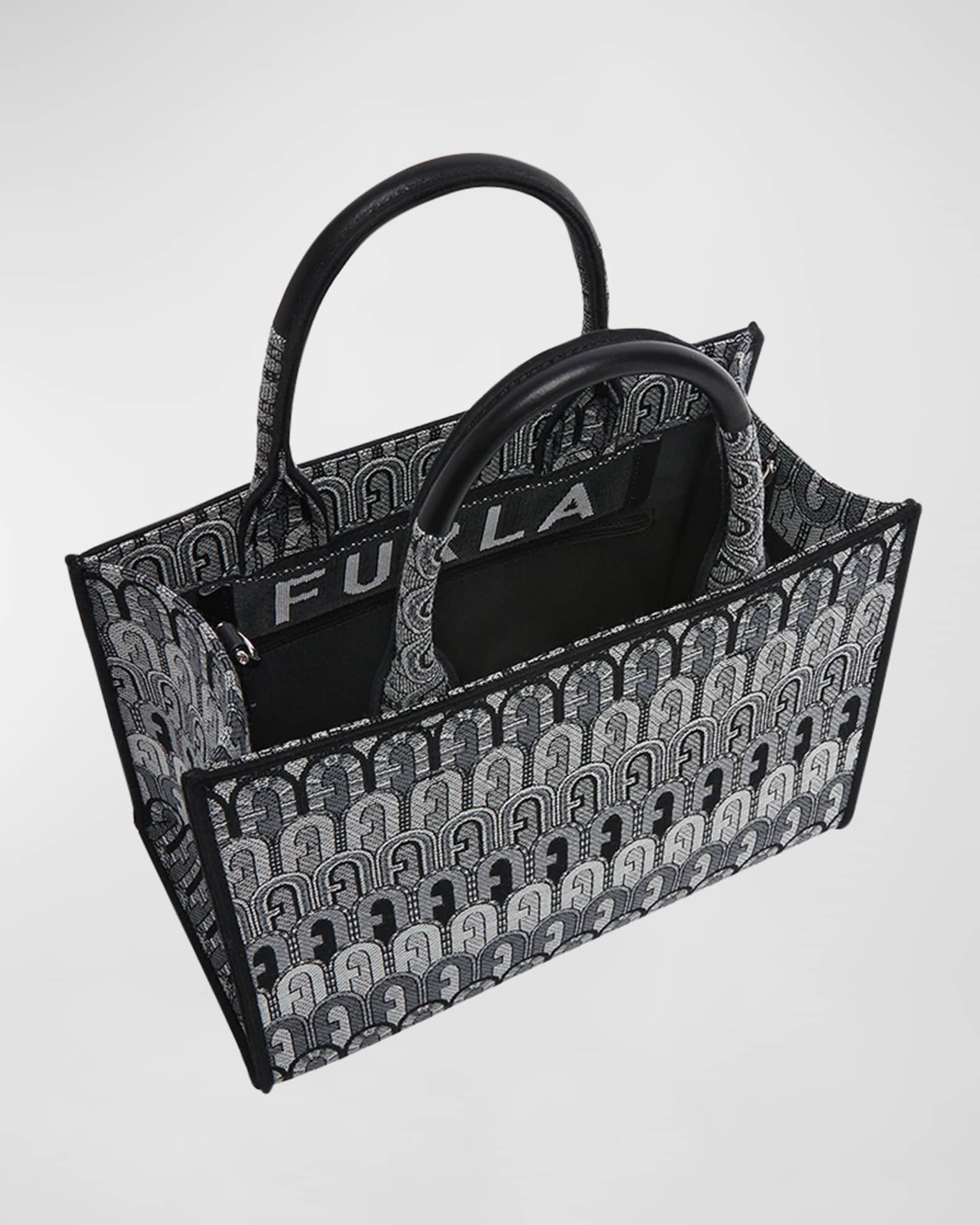 Furla Opportunity Logo Box Tote Bag | Neiman Marcus