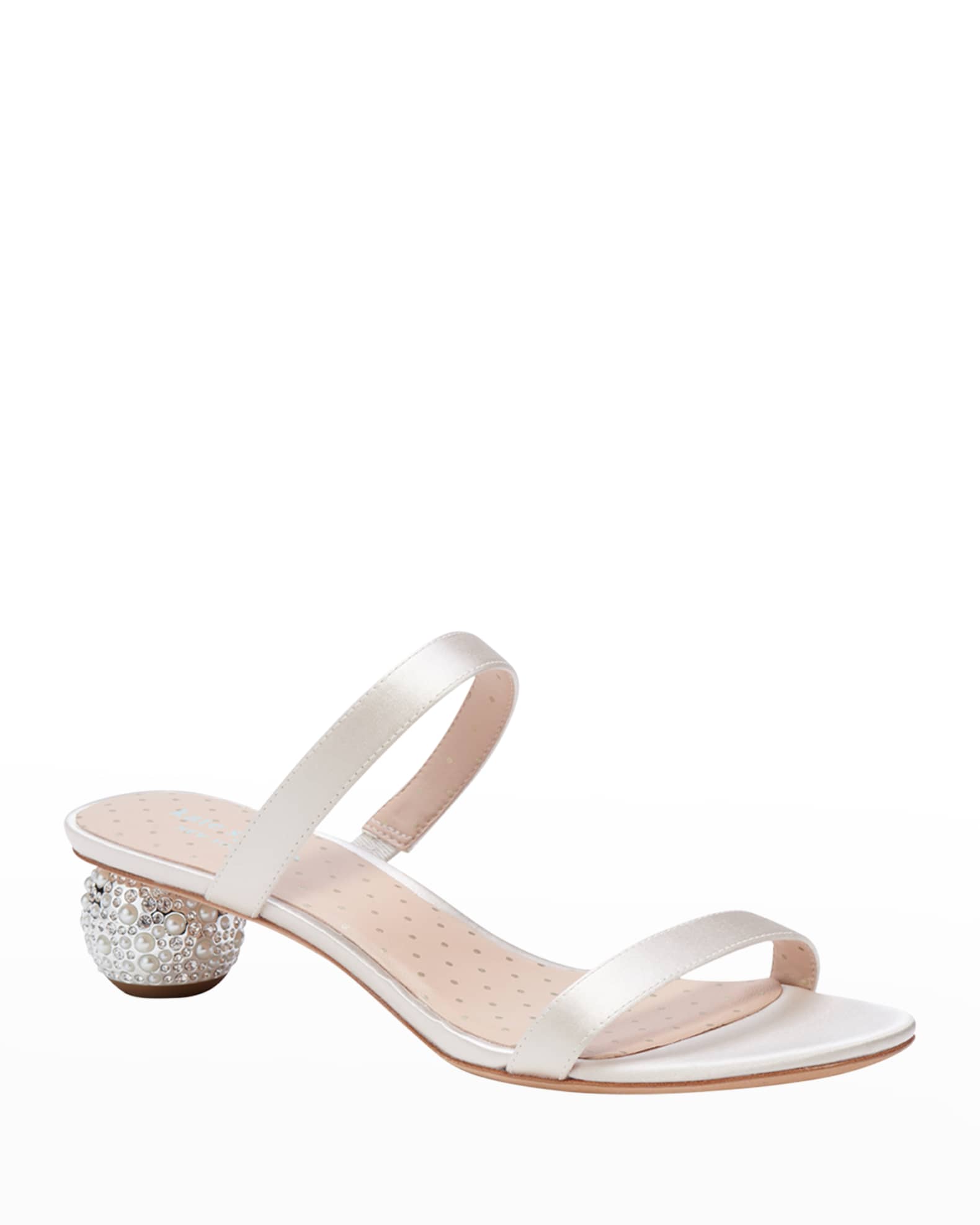 kate spade new york palm springs crystal ball-heel sandals | Neiman Marcus