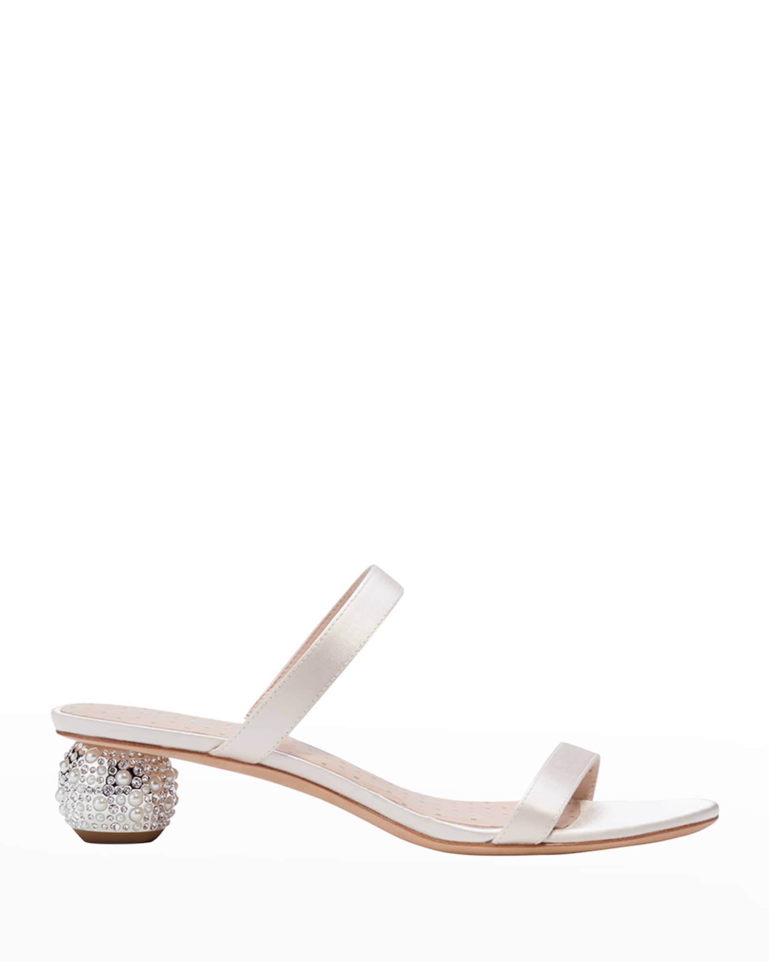 kate spade new york palm springs crystal ball-heel sandals | Neiman Marcus