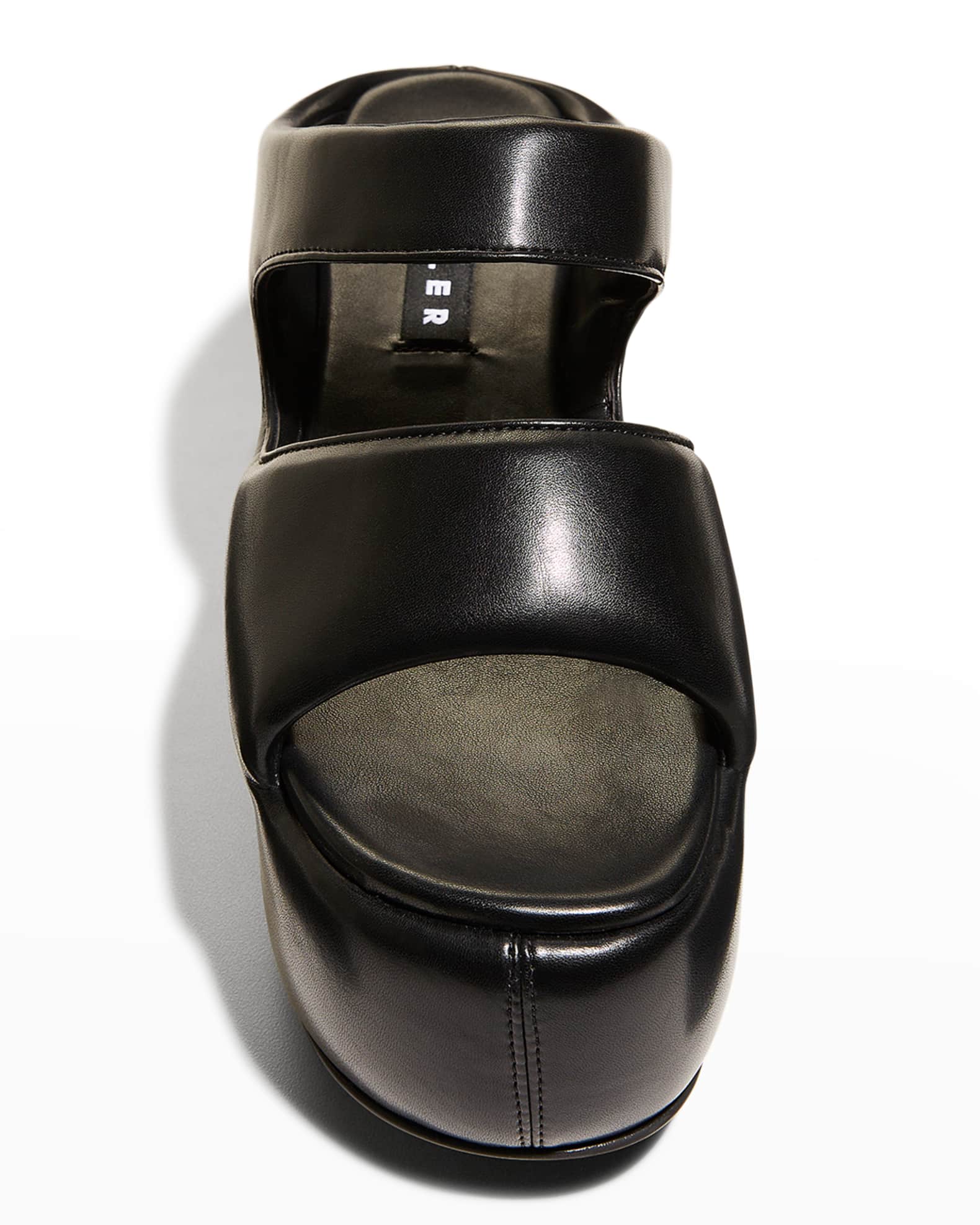 Simon Miller Bubble Vegan Two-Band Platform Sandals | Neiman Marcus