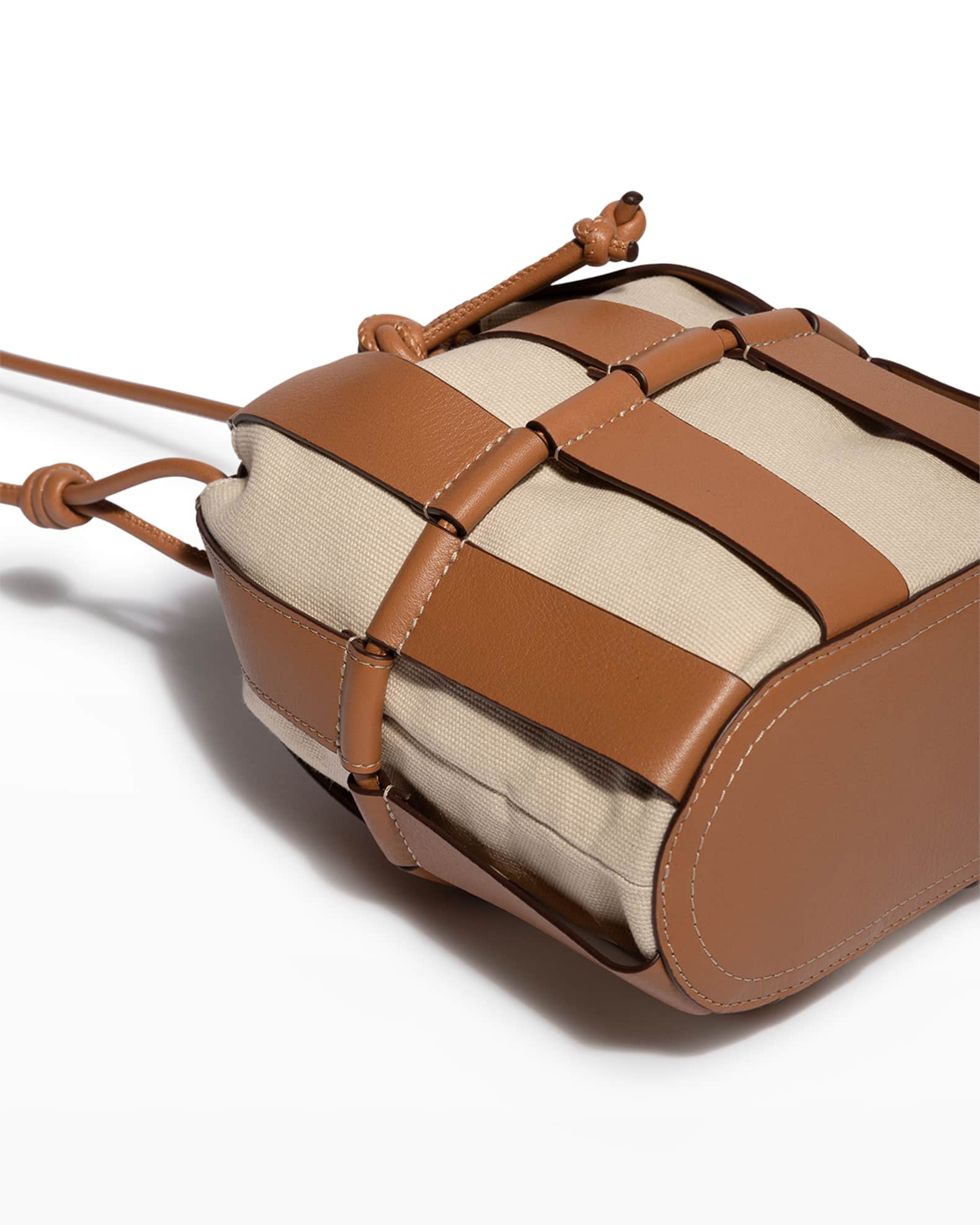 HEREU Llinera Caged Bucket Drawstring Bag | Neiman Marcus