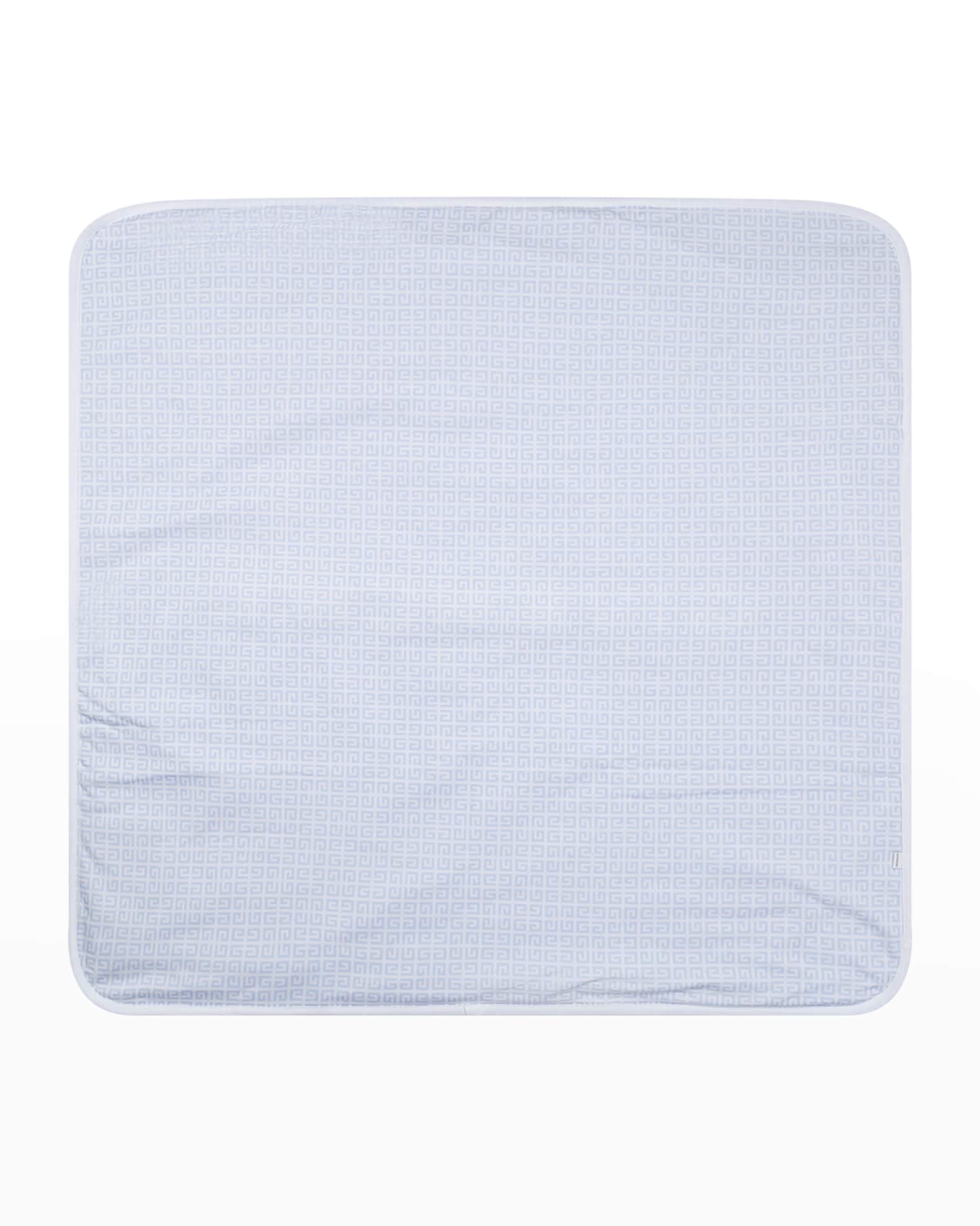 Givenchy Allover 4G Print Baby Blanket - Reversible To Givenchy Logo ...