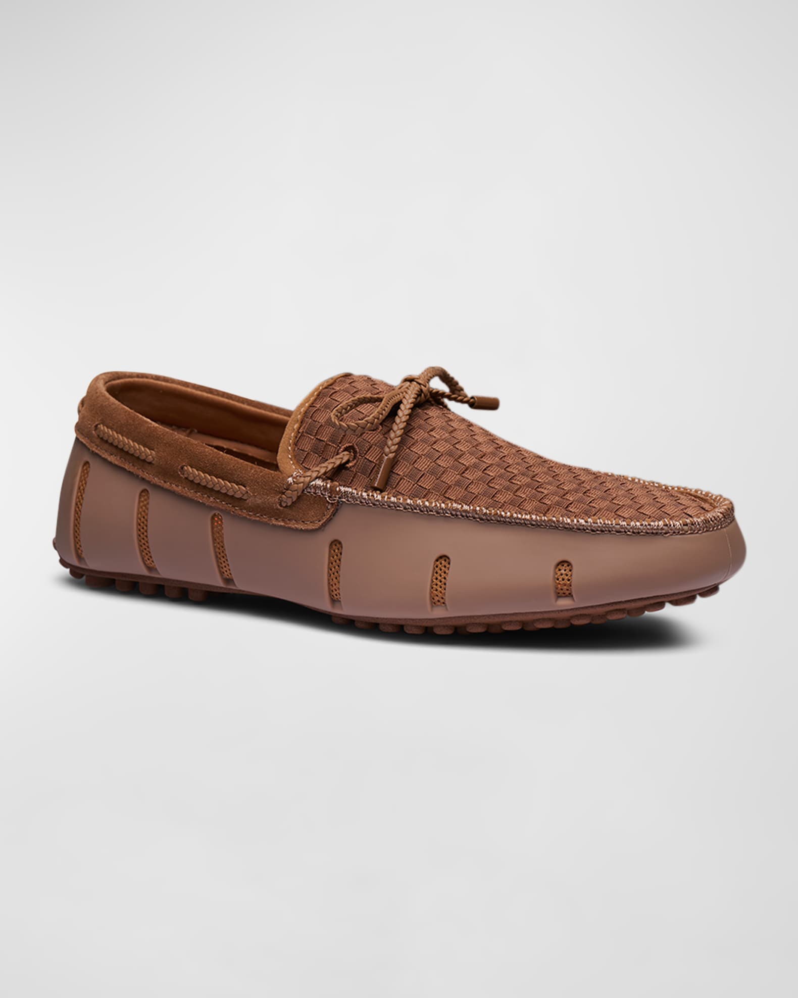 Swims Men's Waterproof Woven Mesh & Rubber Boat Drivers | Neiman Marcus