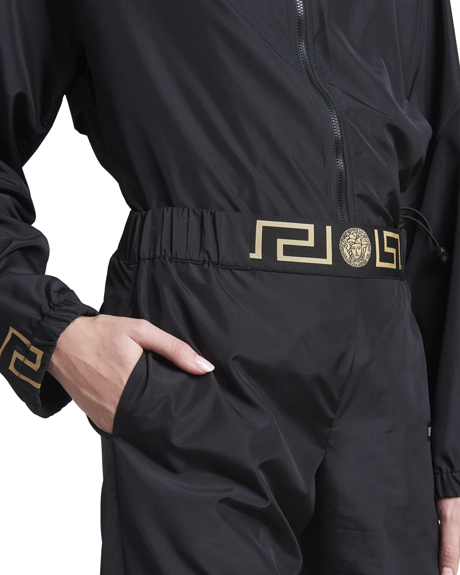 Versace Iconic Greca Track Pants | Neiman Marcus