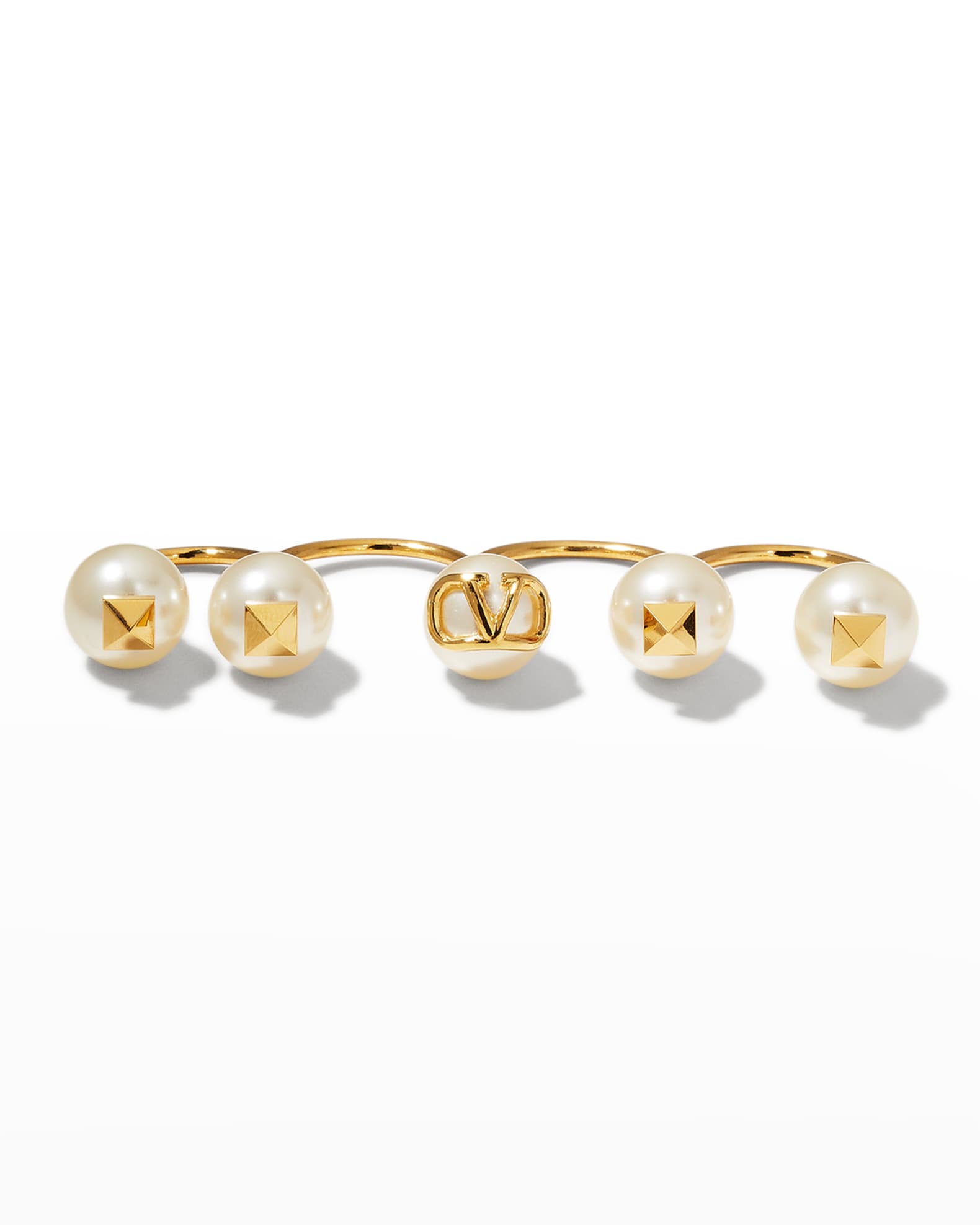 Valentino Garavani Four-Finger Ring | Neiman Marcus