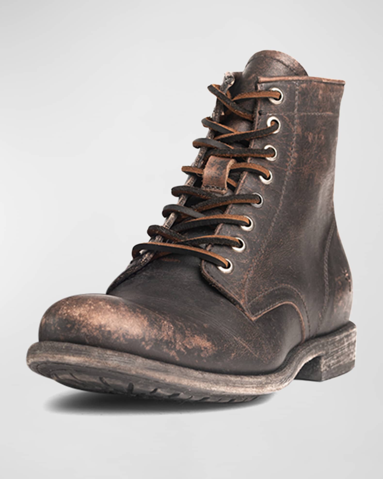 Frye Men's Tyler Burnished Leather Ankle Boots | Neiman Marcus