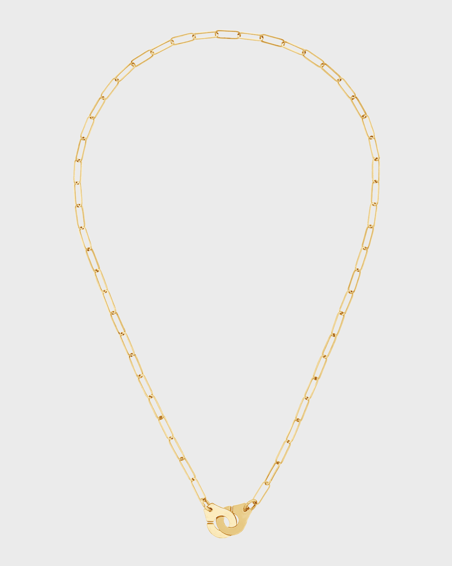 DINH VAN Yellow Gold Menottes R10 Medium Chain Necklace | Neiman Marcus