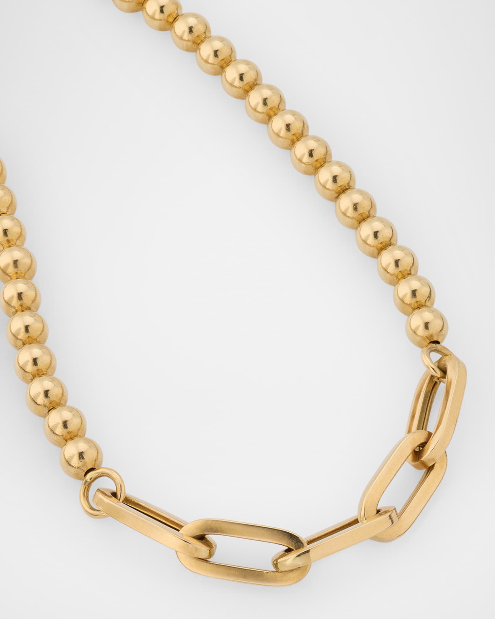 Fern Freeman Jewelry Yellow Gold Small Ball-Chain Multi-Link Necklace ...