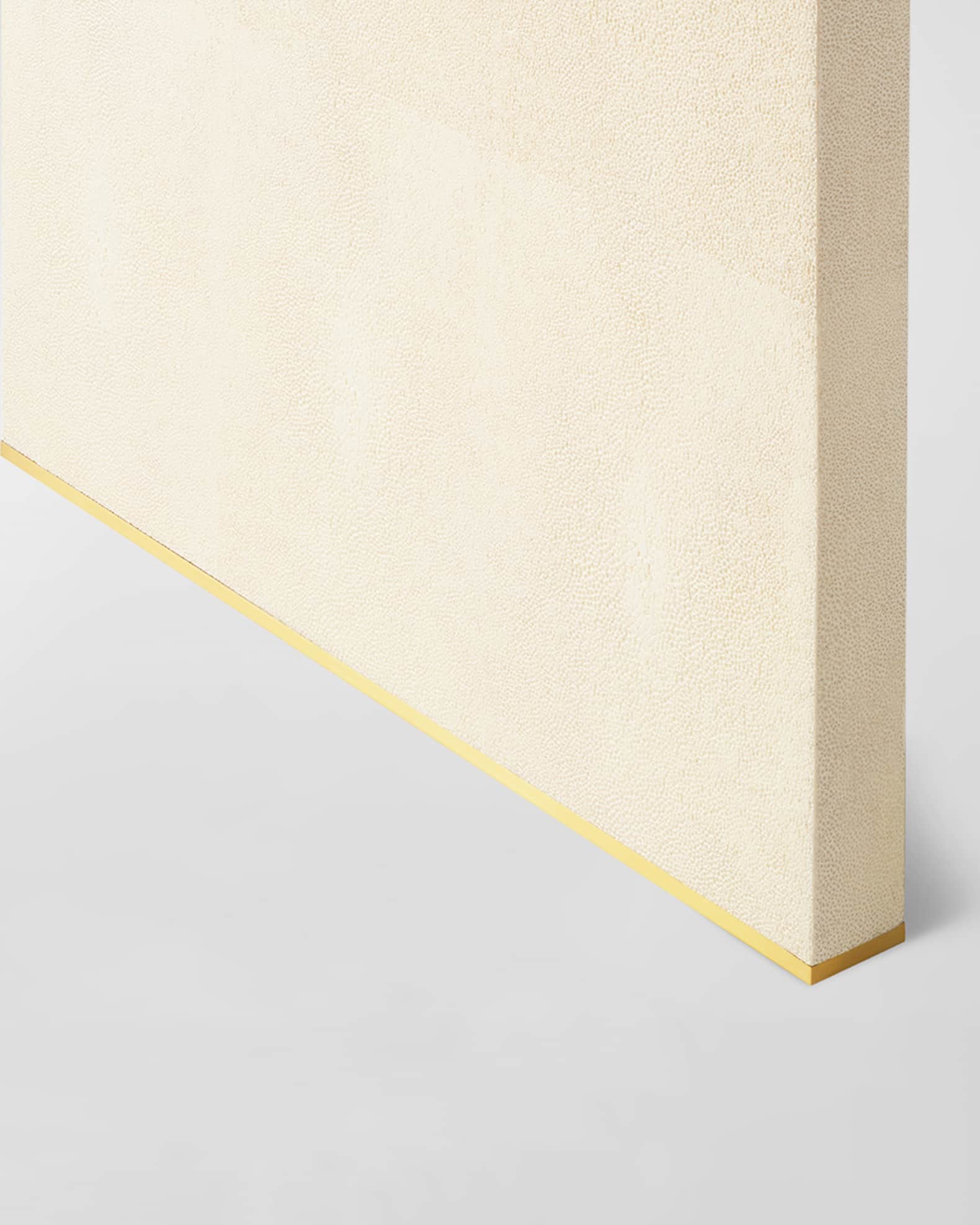 AERIN Faux Shagreen Console Table | Neiman Marcus