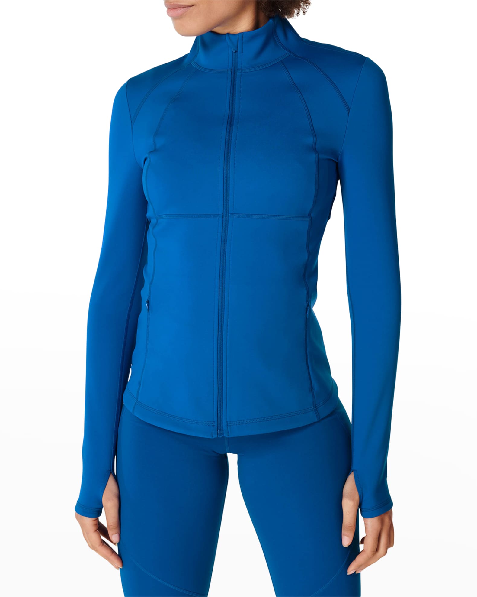 Sweaty Betty Power Boost Workout Zip-Front Jacket | Neiman Marcus