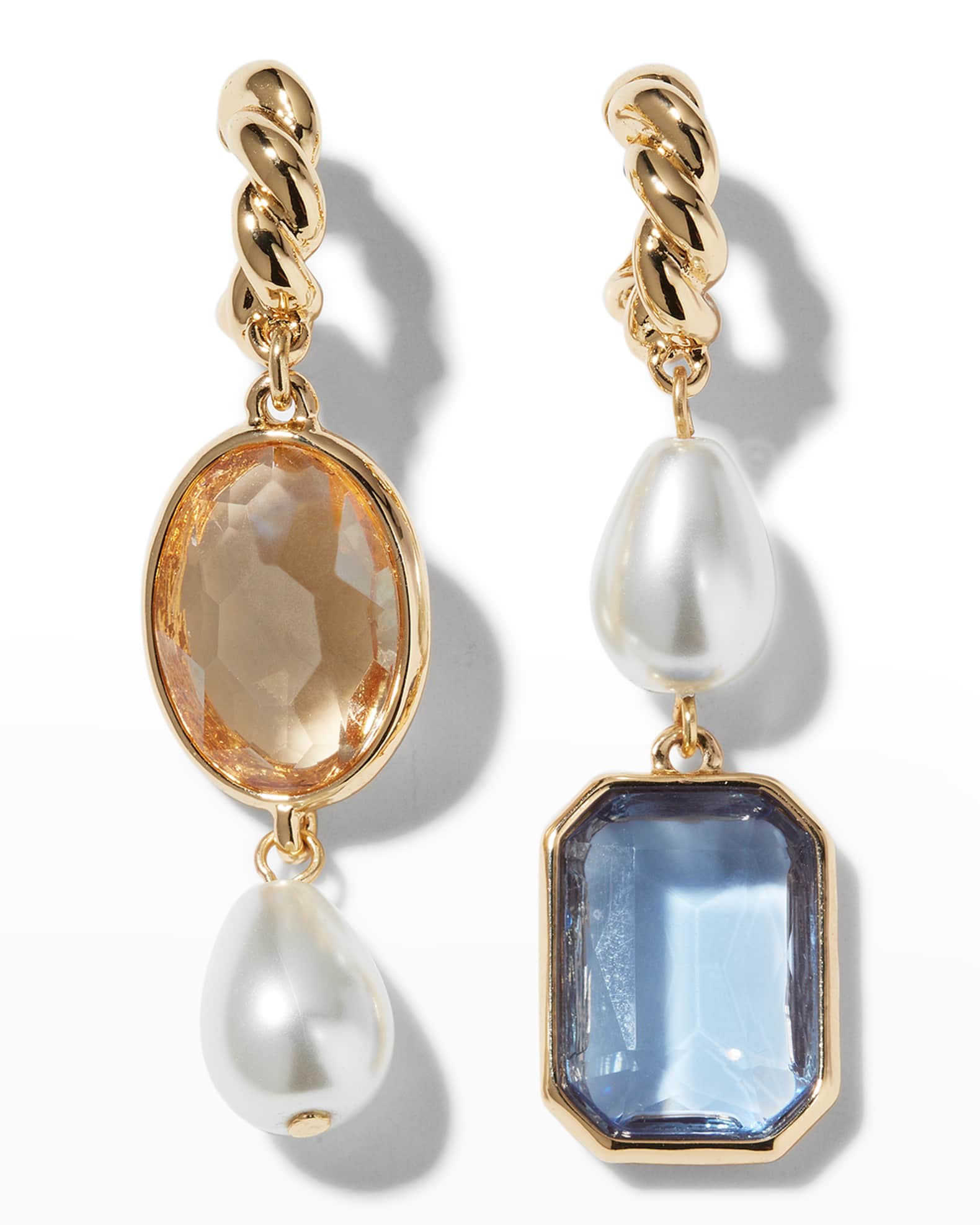 Mignonne Gavigan Leonie Mismatch Dangle Earrings | Neiman Marcus