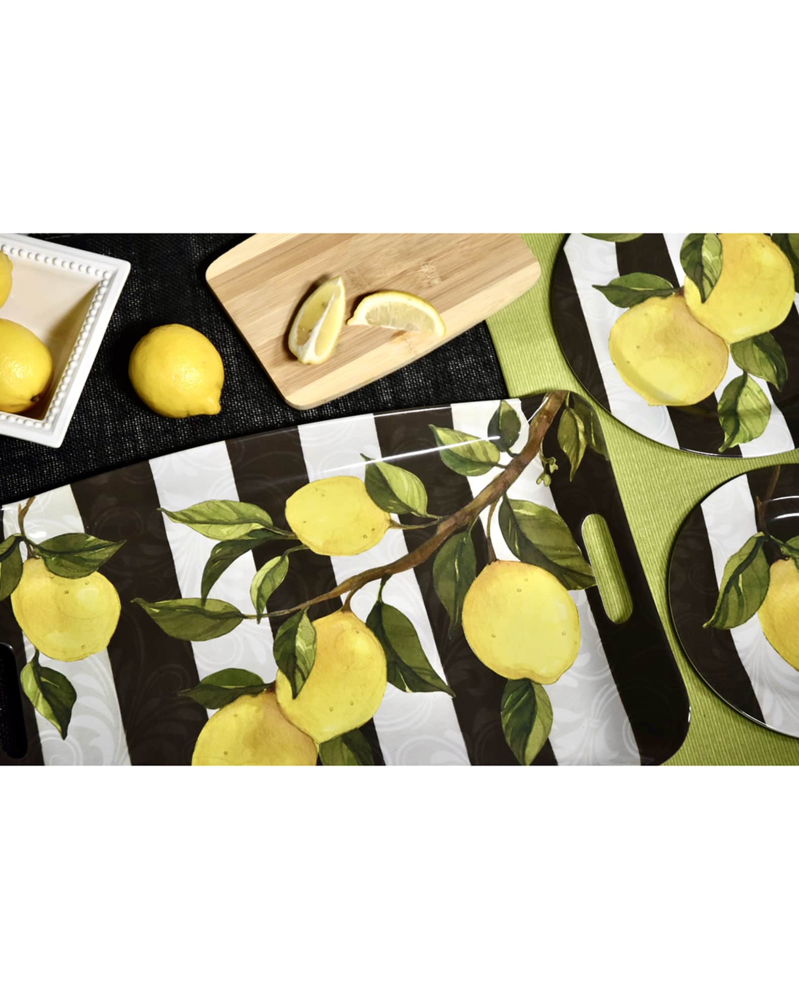 Bamboo Table Lemon Tray | Neiman Marcus