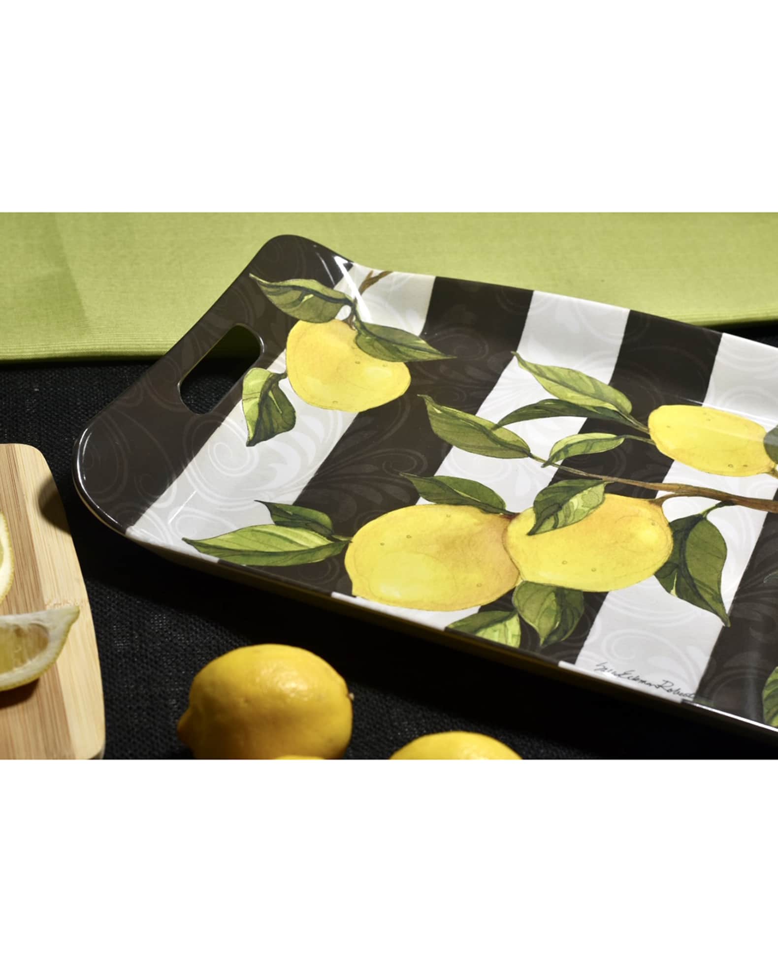 Bamboo Table Lemon Tray | Neiman Marcus