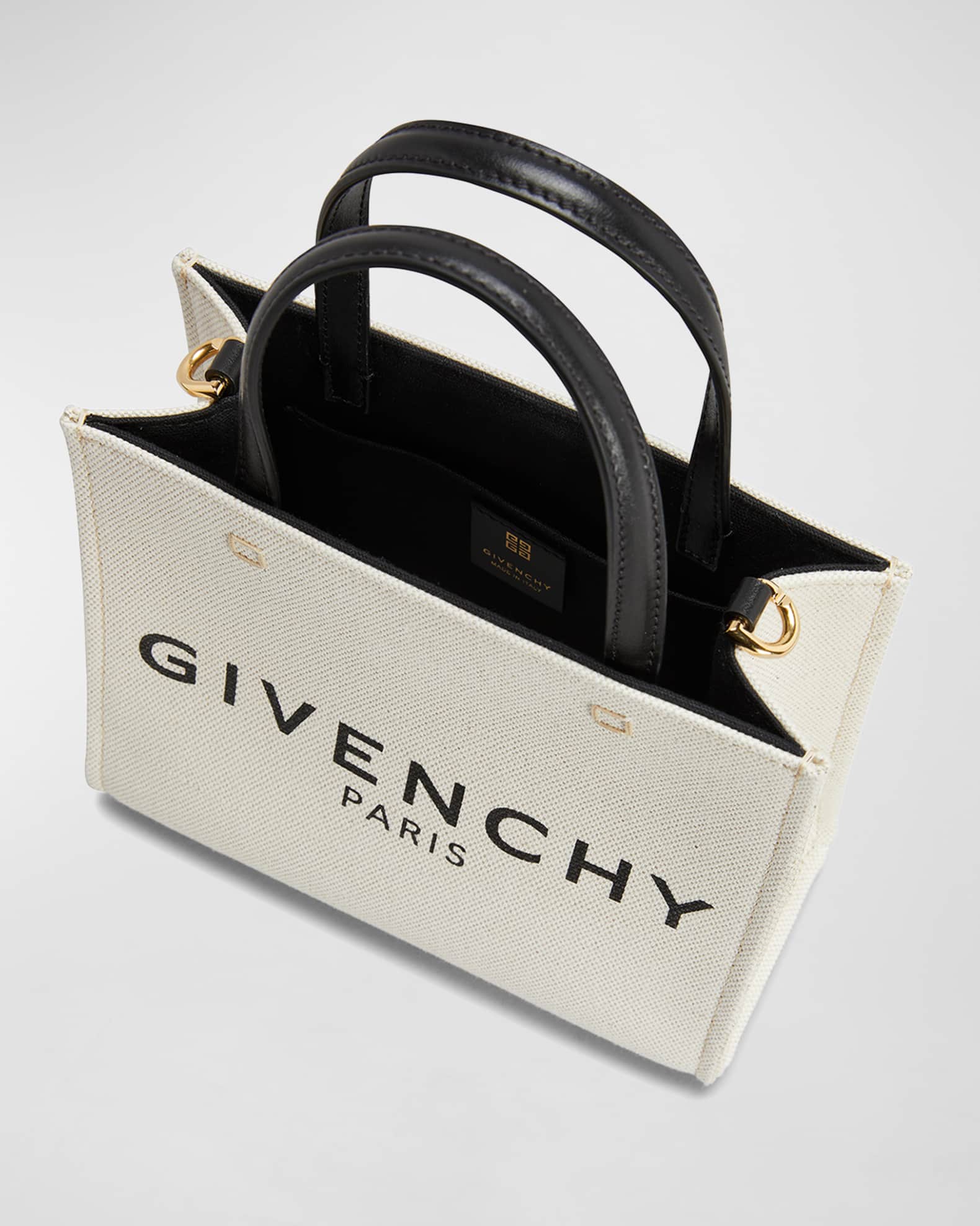 Givenchy G-Tote Mini Shopping Bag in Canvas | Neiman Marcus