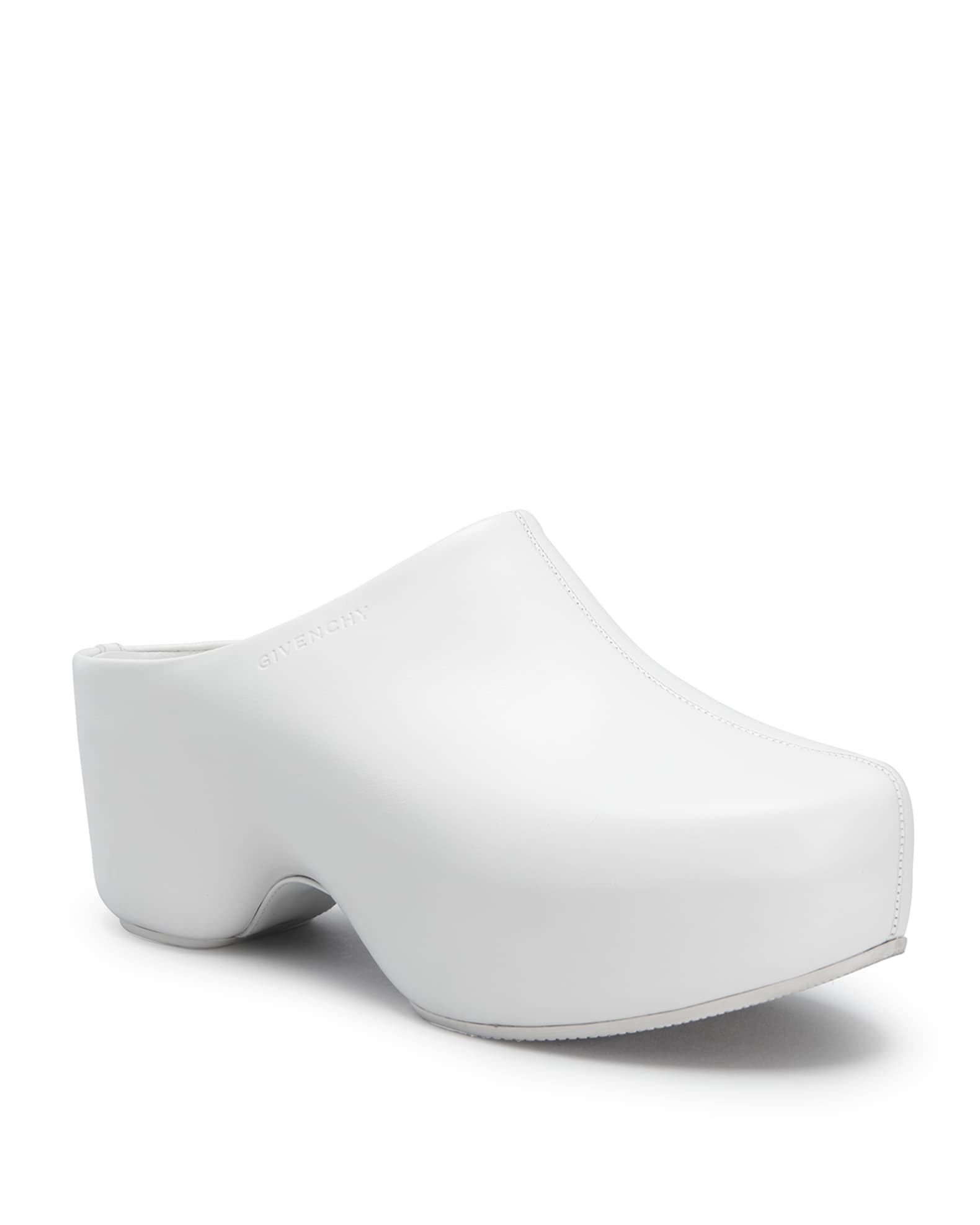 Givenchy G Calfskin Mule Clogs | Neiman Marcus