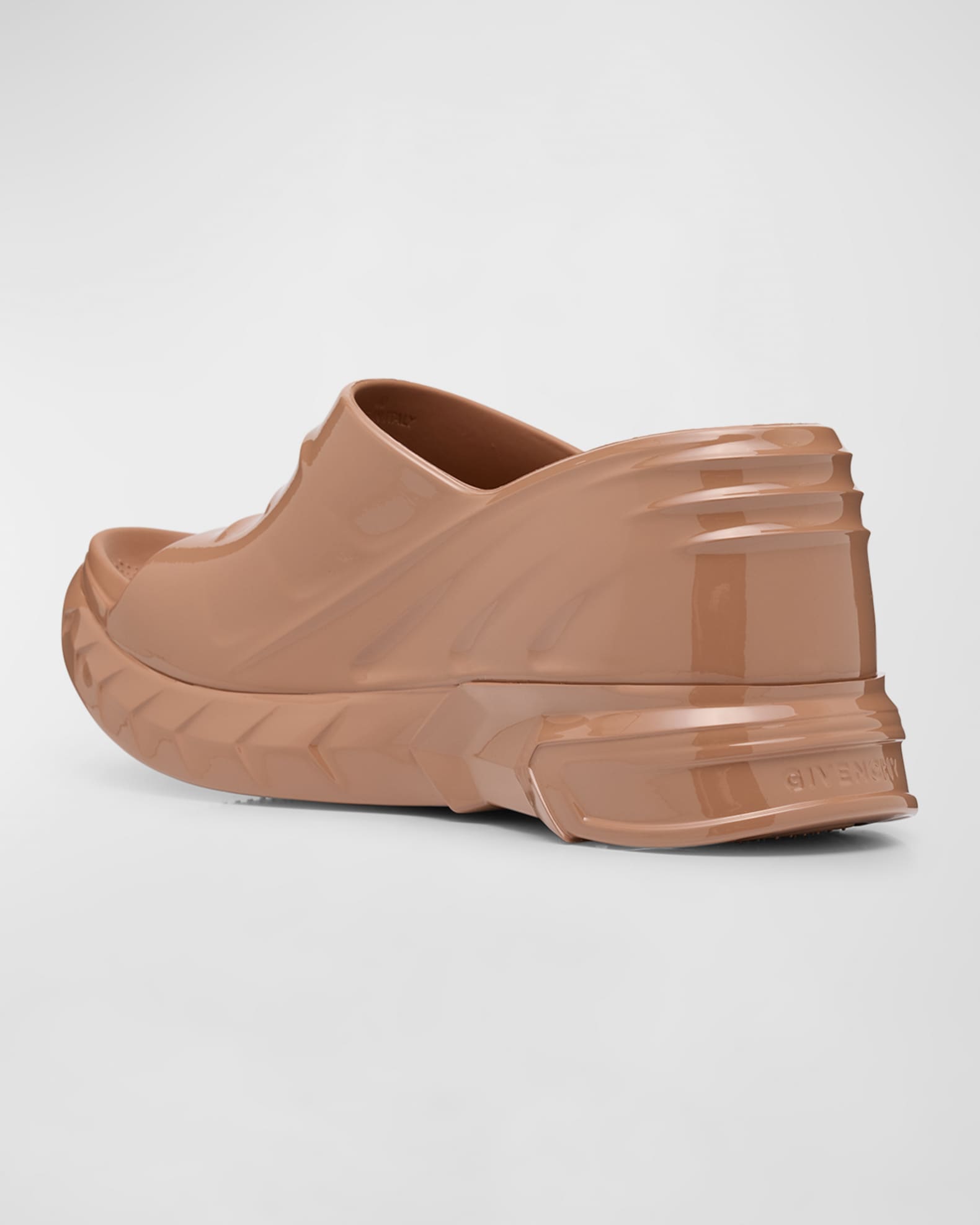 Givenchy Marshmallow Rubber Wedge Slide Sandals | Neiman Marcus